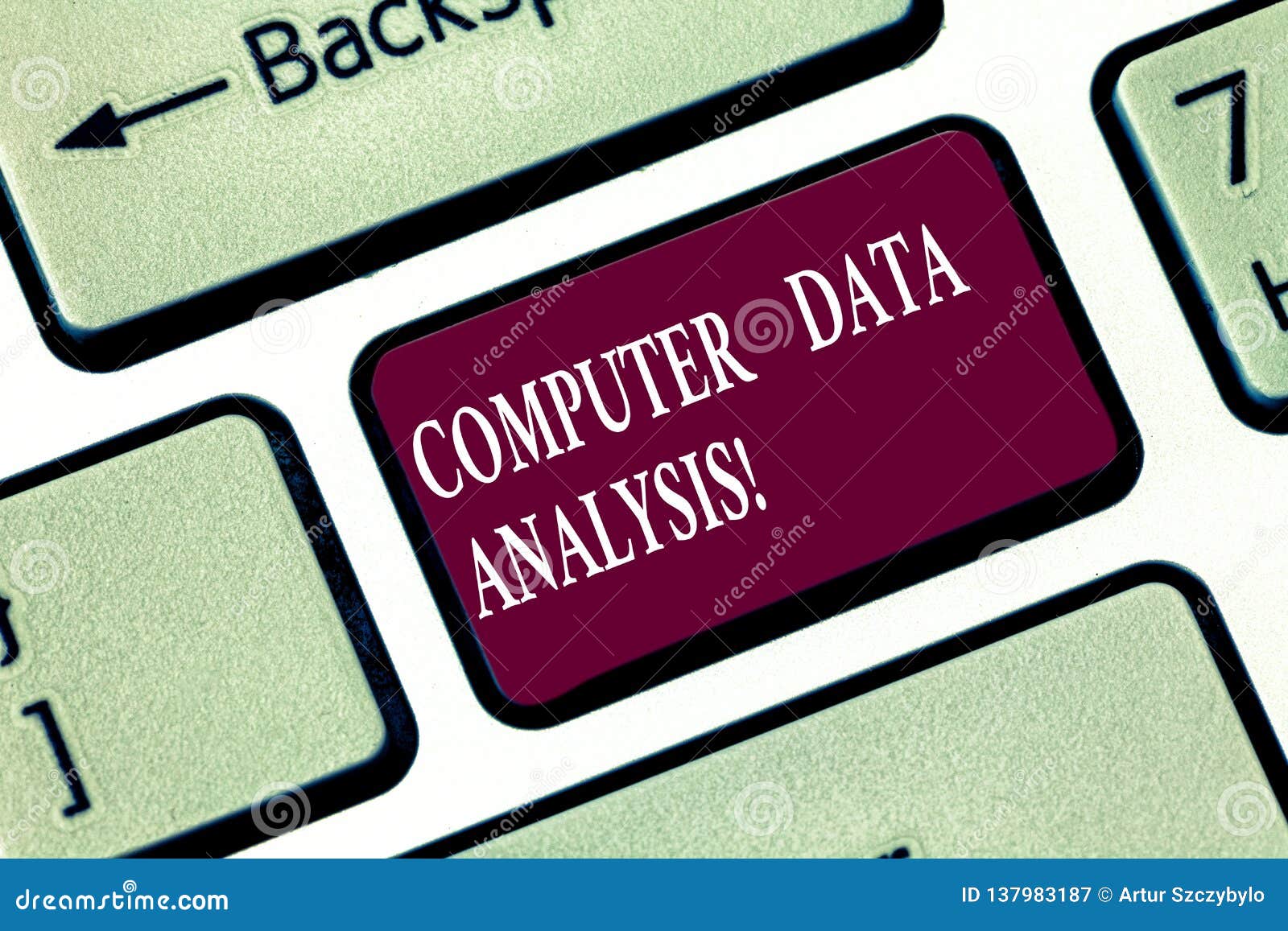 Writing Note Showing Computer Data Analysis. Business Photo Showcasing ...