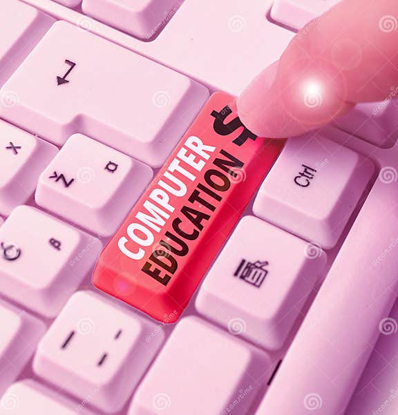 Writing Note Showing Computer Education. Business Photo Showcasing ...