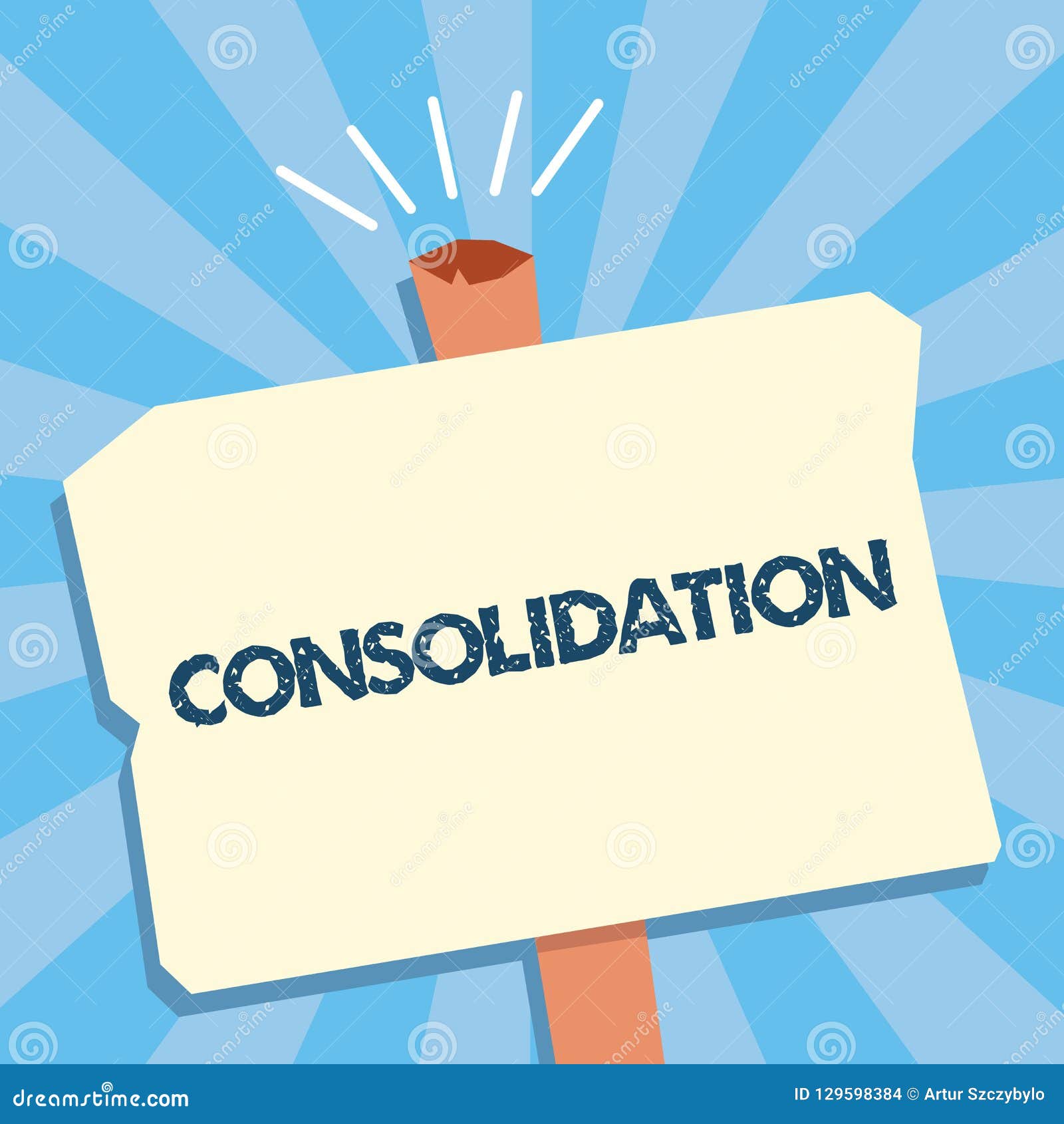 Writing Note Showing Consolidation. Business Photo Showcasing Action or ...