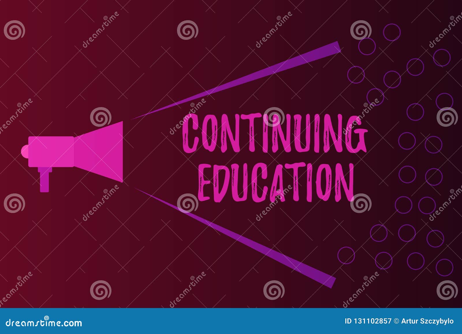 Writing Note Showing Continuing Education. Business Photo Showcasing ...