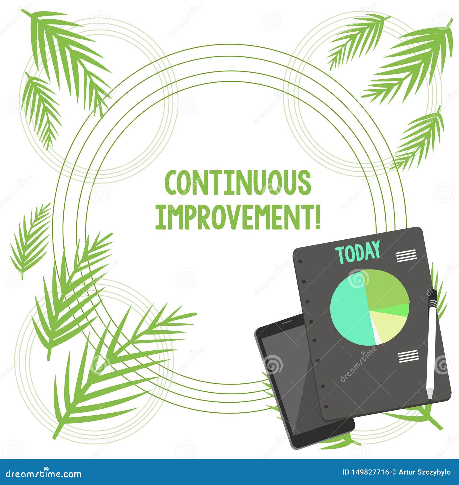 Writing Note Showing Continuous Improvement. Business Photo Showcasing ...