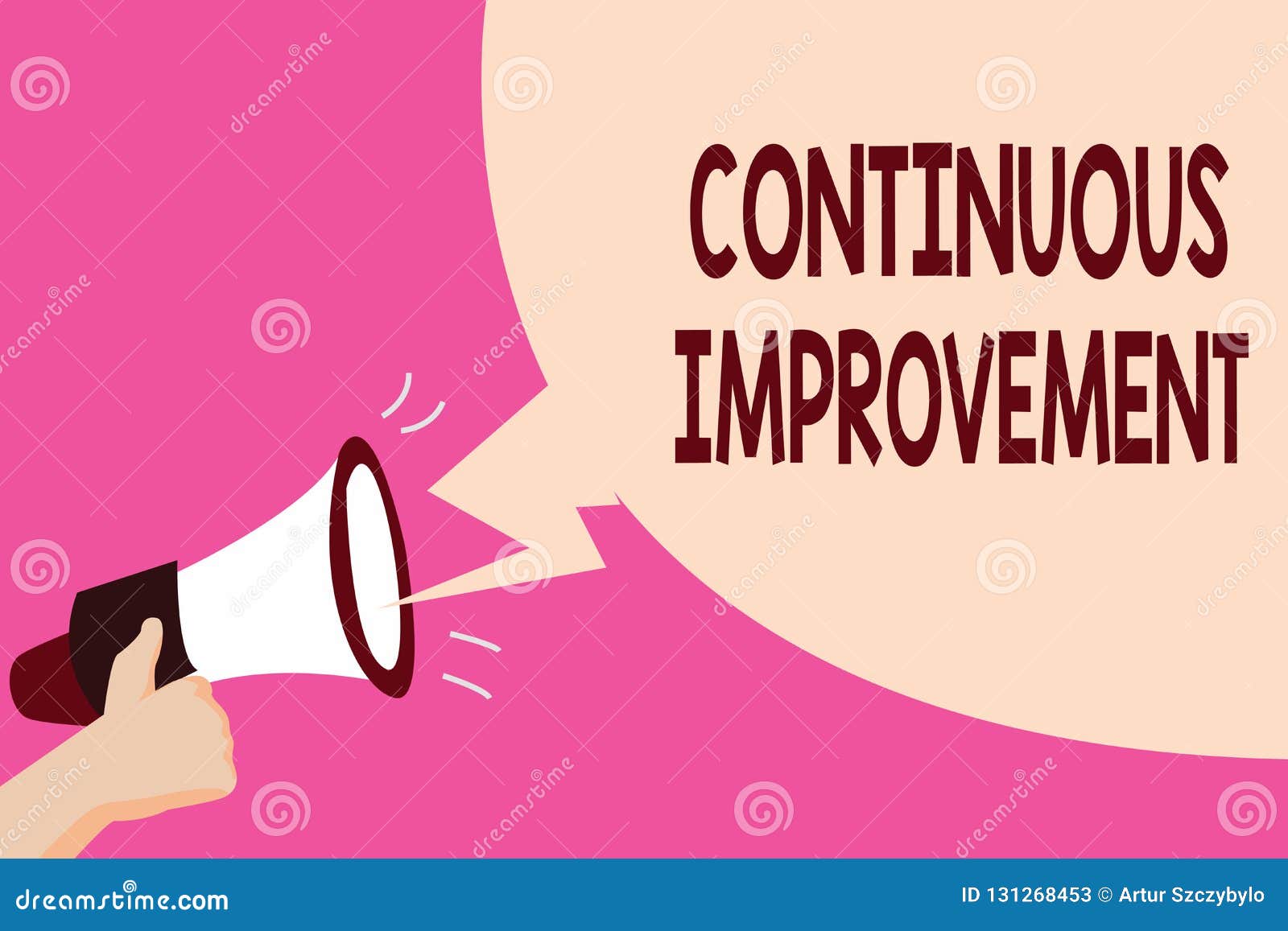 Writing Note Showing Continuous Improvement. Business Photo Showcasing ...
