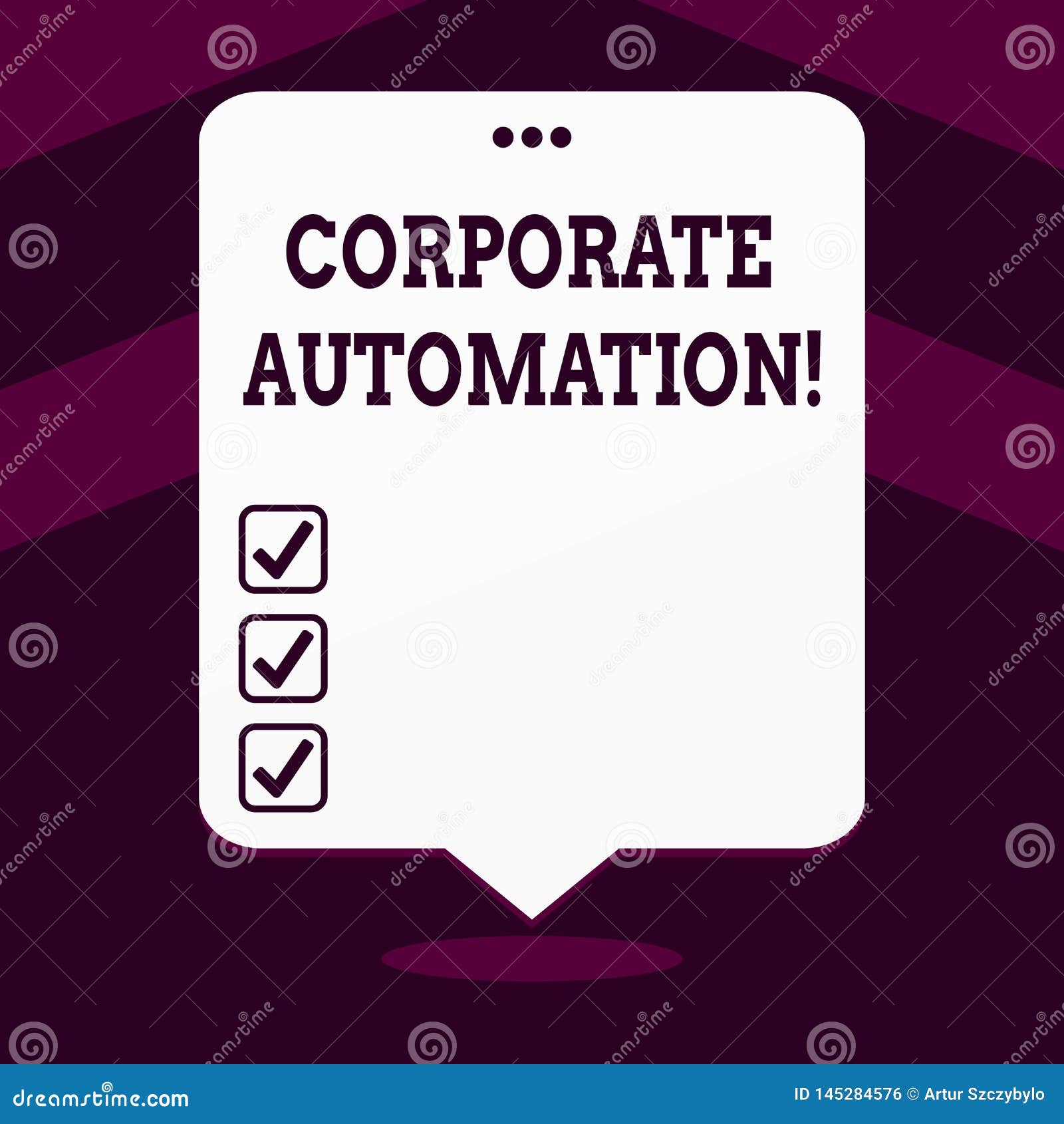 Writing Note Showing Corporate Automation Business Photo Showcasing Automating Key Processes