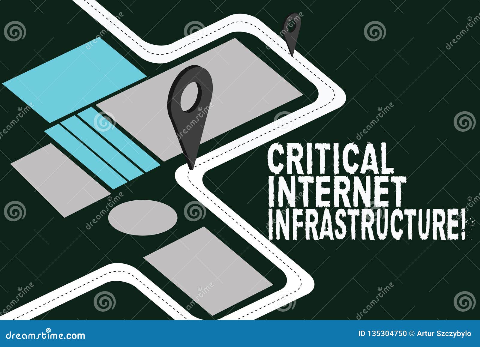 Writing Note Showing Critical Internet Infrastructure. Business Photo ...