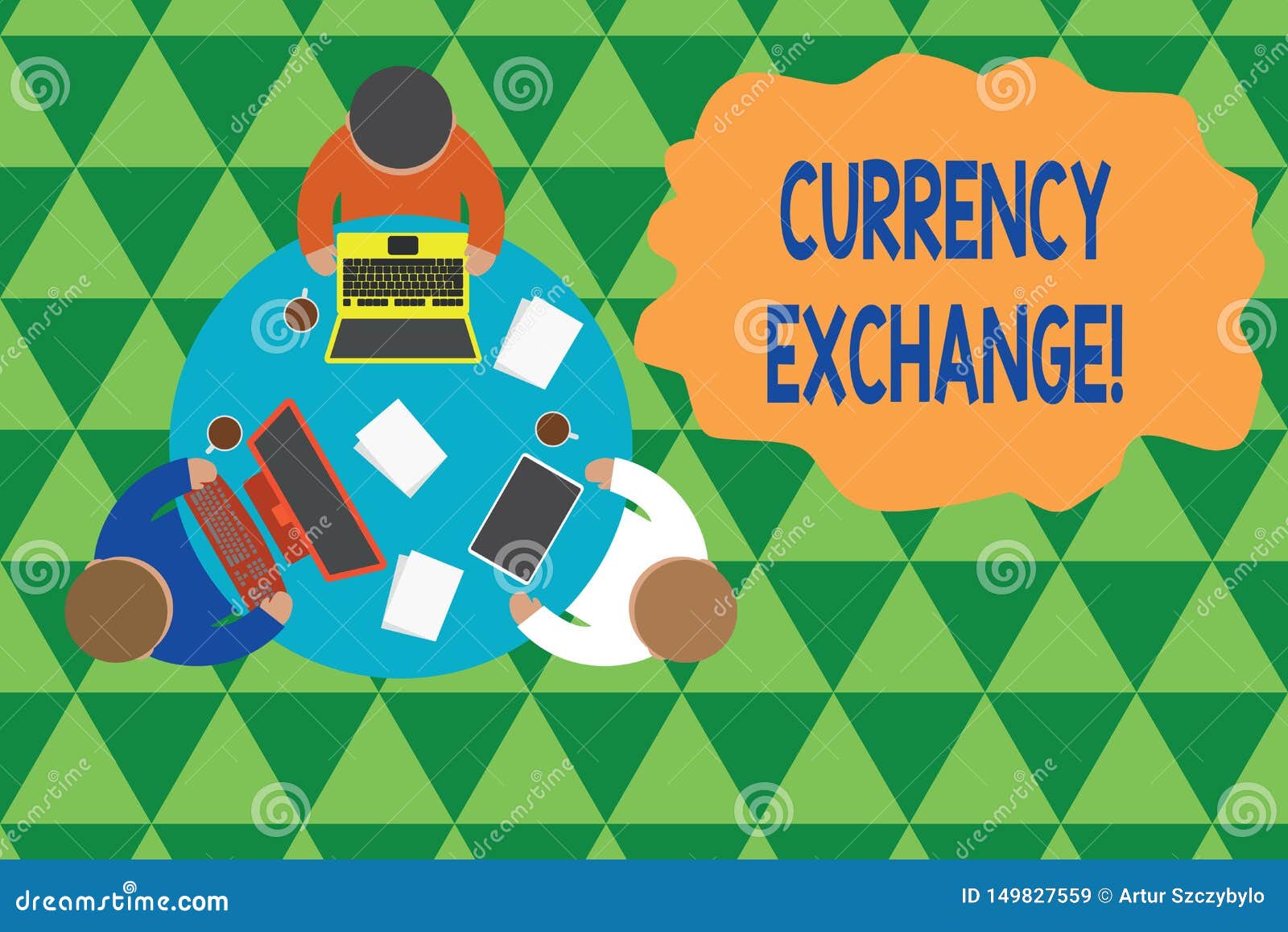 Writing Note Showing Currency Exchange. Business Photo Showcasing ...