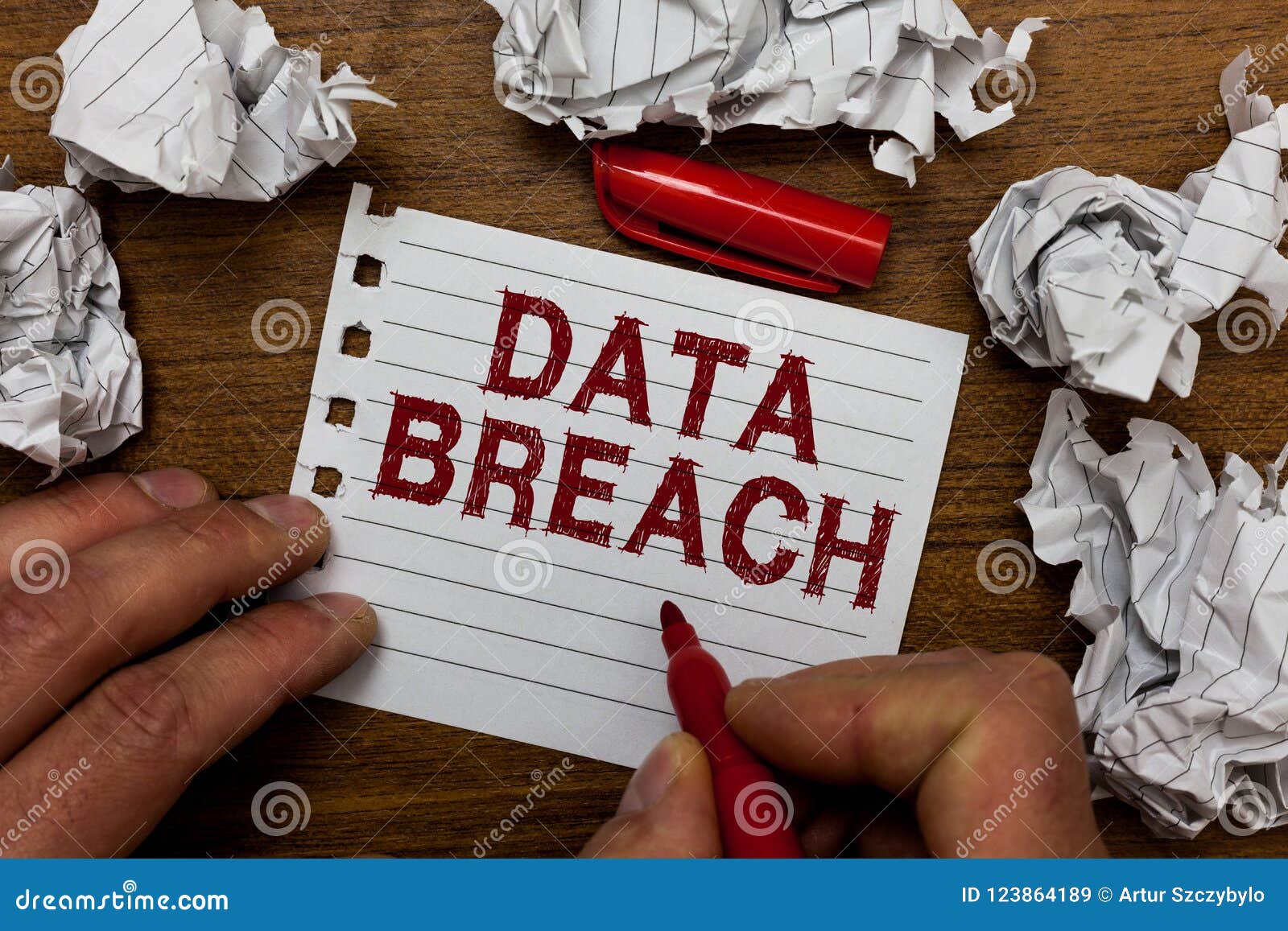 Writing Note Showing Data Breach. Business Photo Showcasing Security ... Writing Note Showing Data Breach. Business Photo Showcasing Security ...