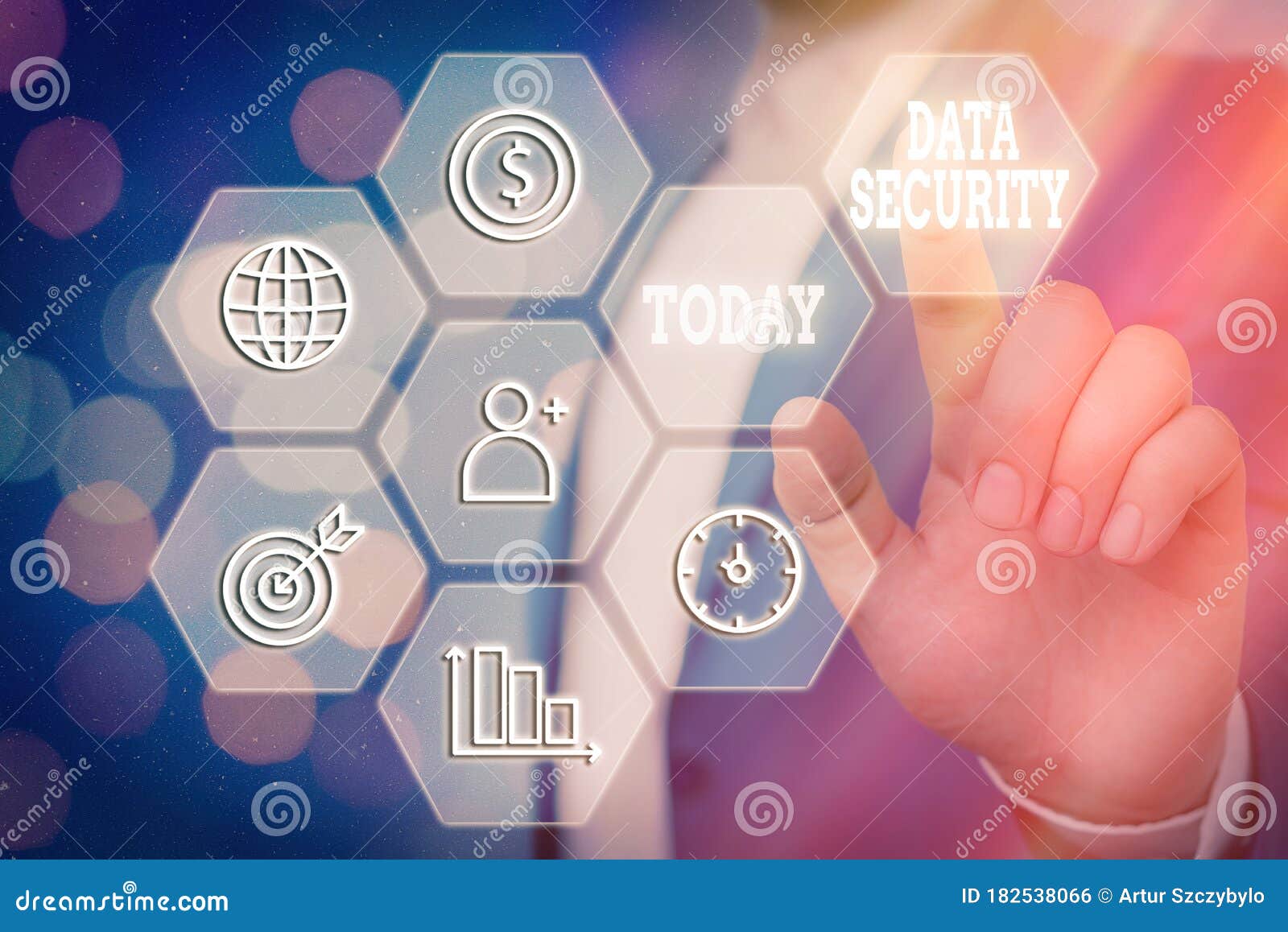 Writing Note Showing Data Security. Business Photo Showcasing ...