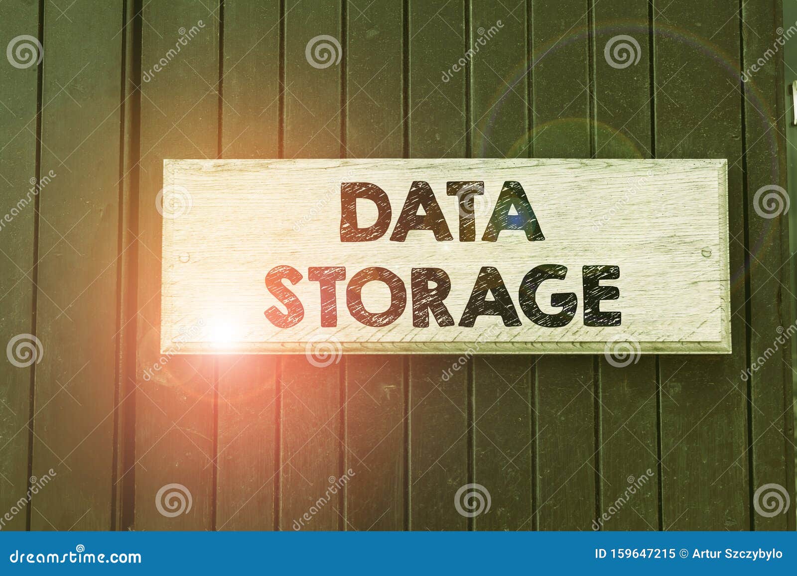 Writing Note Showing Data Storage. Business Photo Showcasing the Act of ...