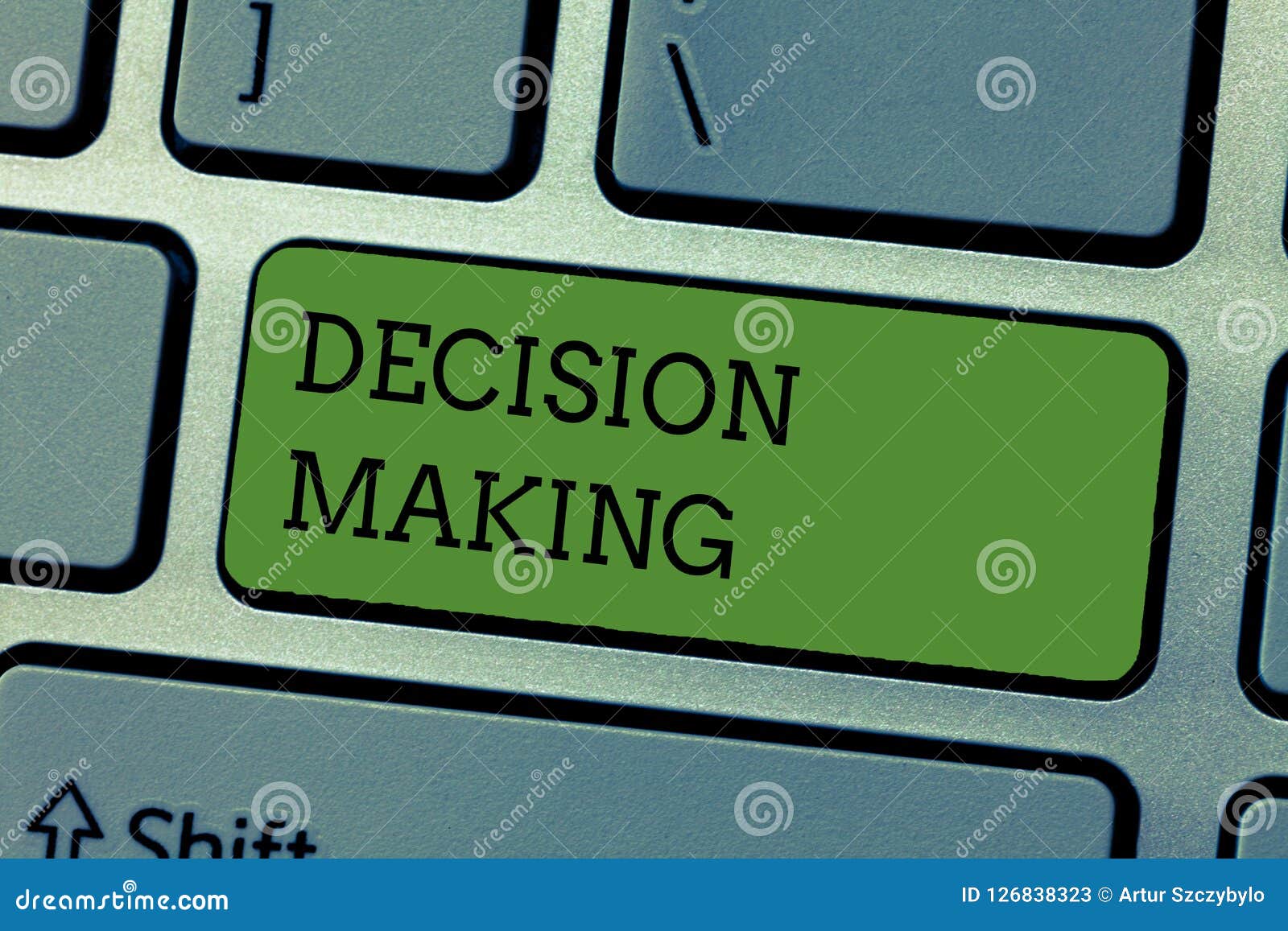 Writing Note Showing Decision Making. Business Photo Showcasing the Act ...