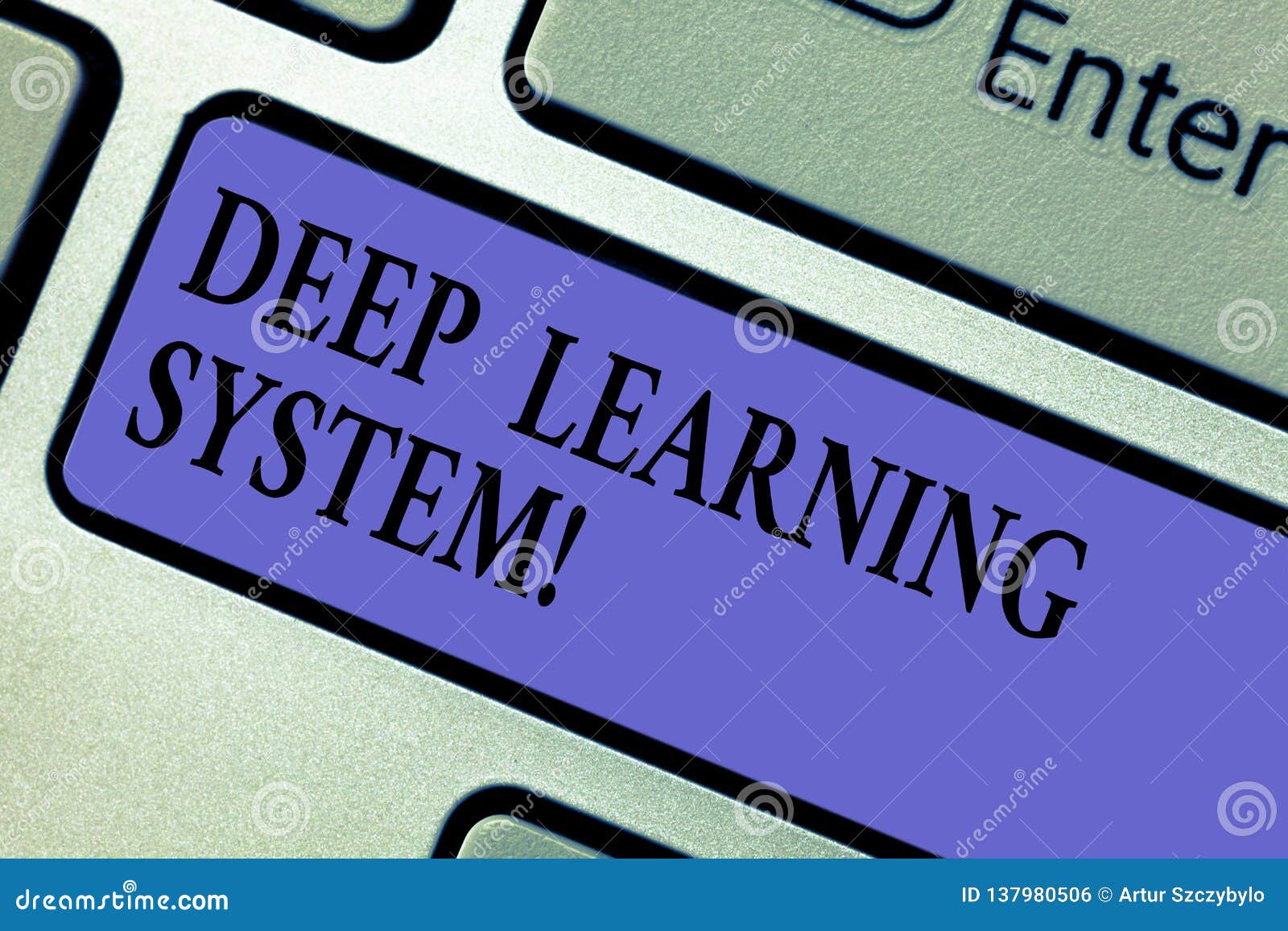 Writing Note Showing Deep Learning System. Business Photo Showcasing ...