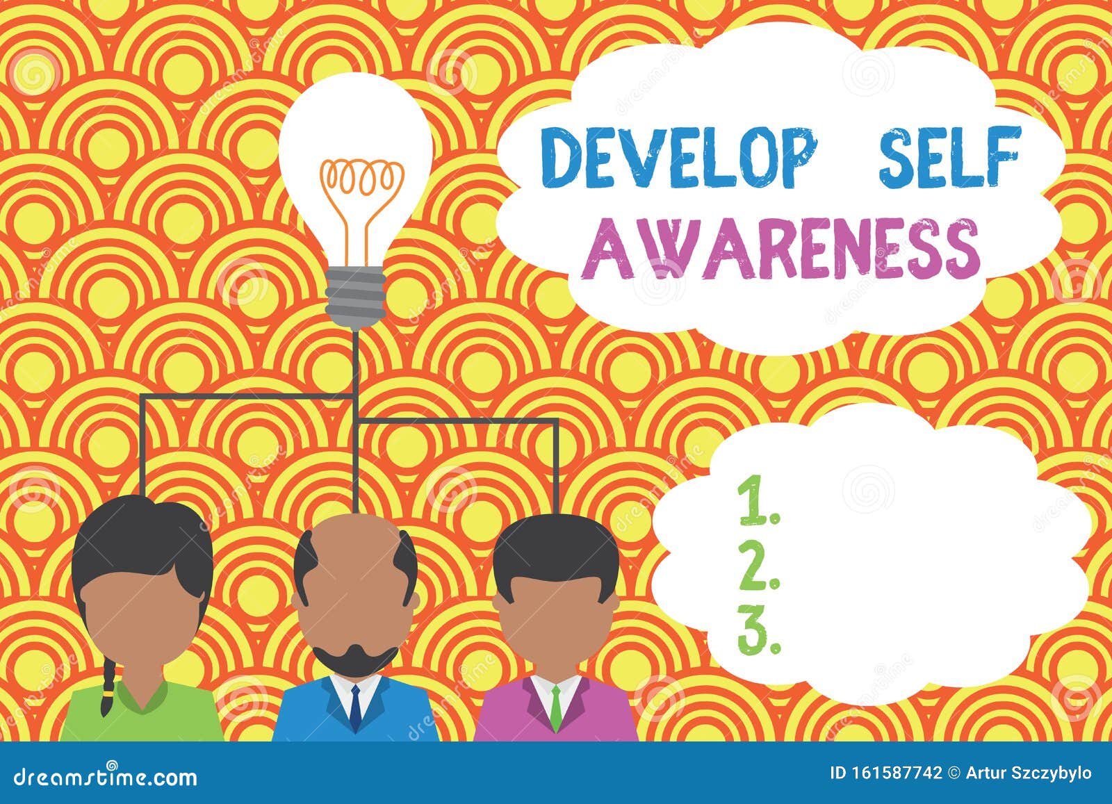 Writing Note Showing Develop Self Awareness. Business Photo Showcasing ...