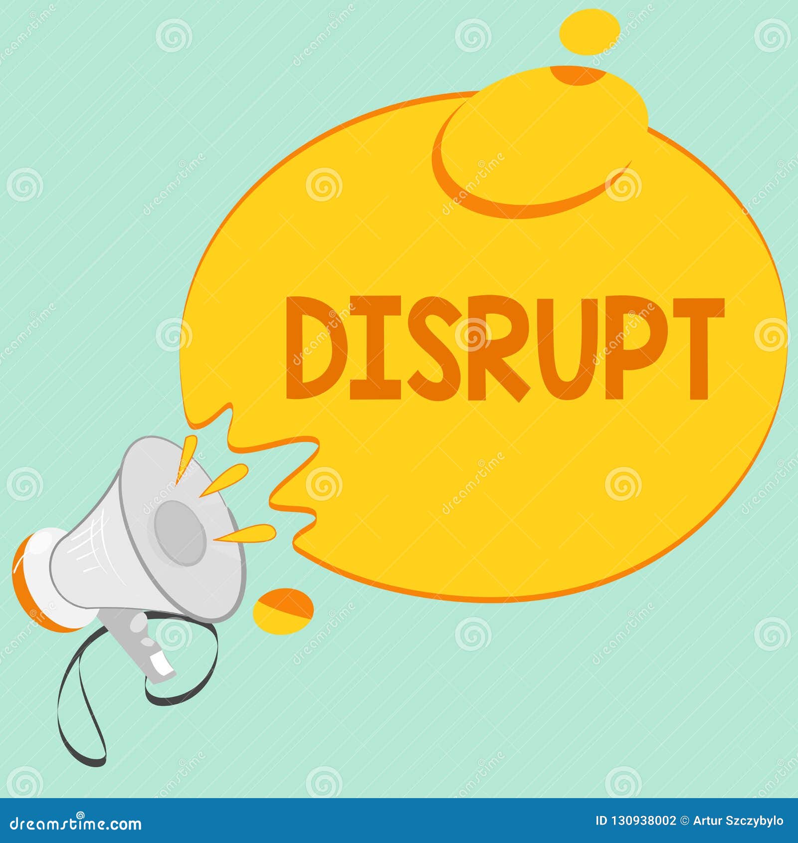 Writing Note Showing Disrupt. Business Photo Showcasing Interrupt ...
