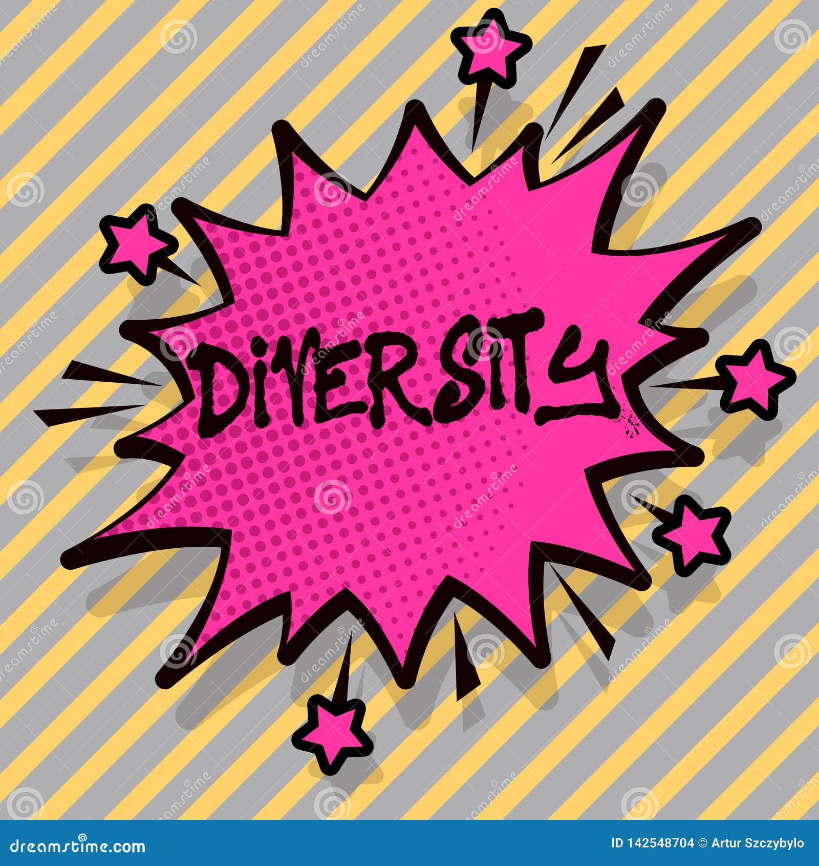 Writing Note Showing Diversity. Business Photo Showcasing Being ...