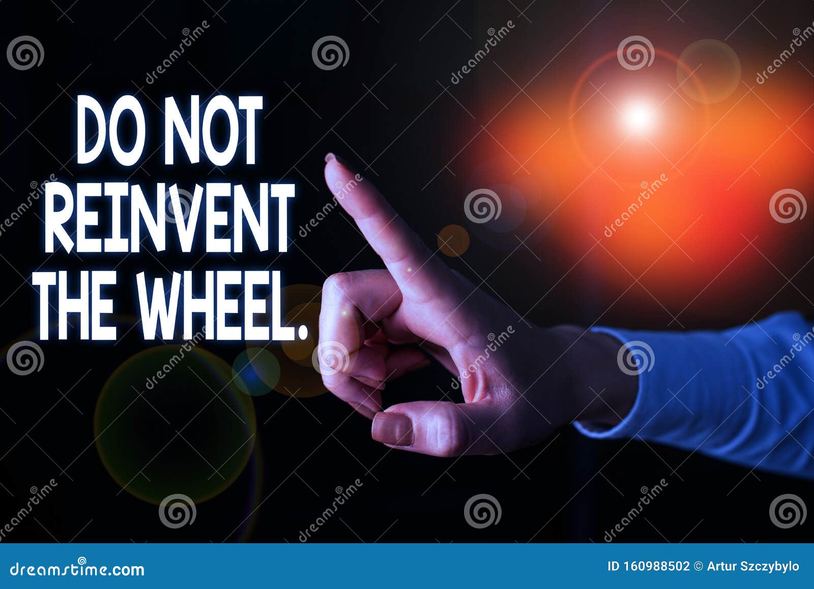 Writing Note Showing Do Not Reinvent the Wheel. Business Photo ...