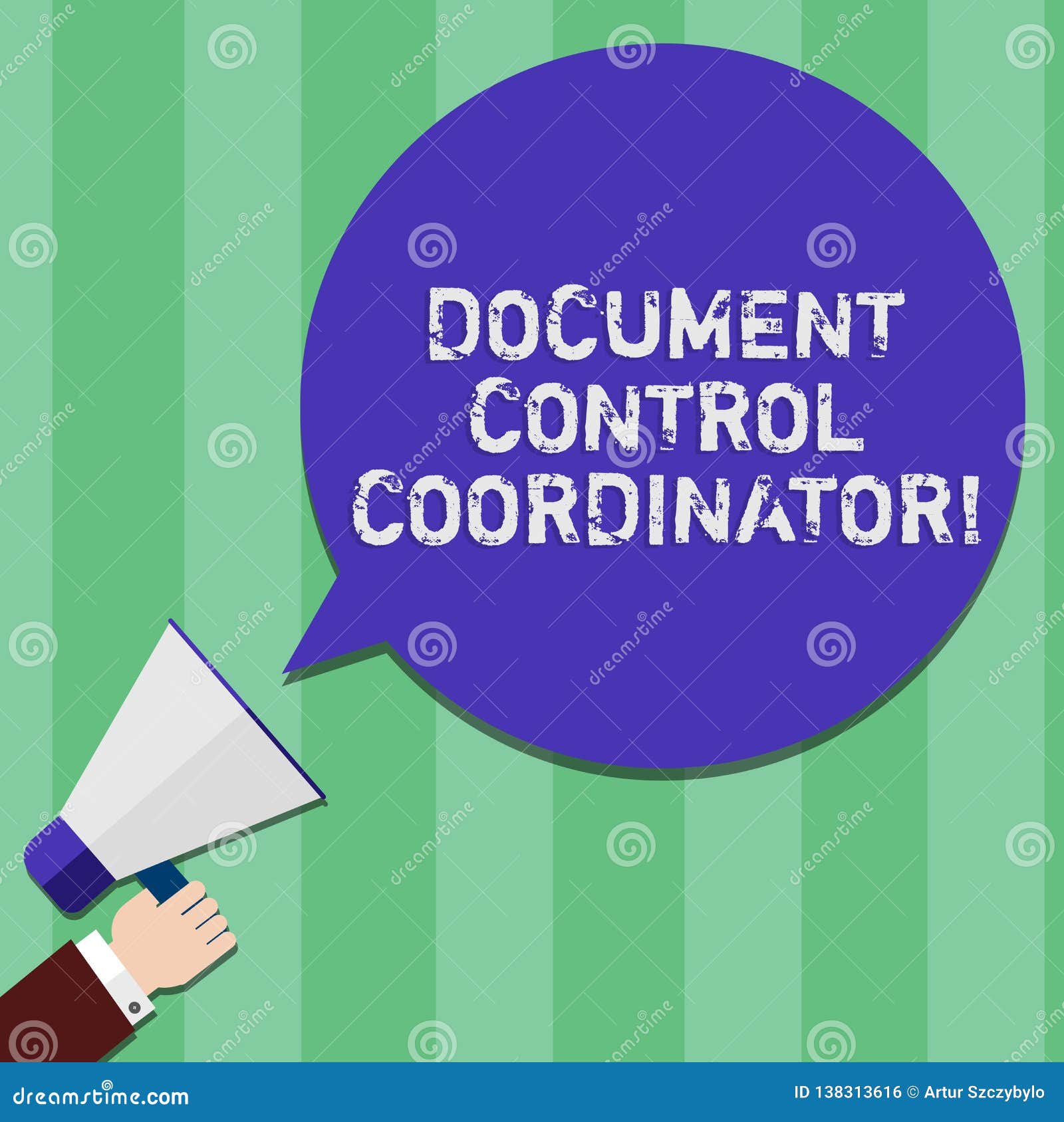 Writing Note Showing Document Control Coordinator. Business Photo ...
