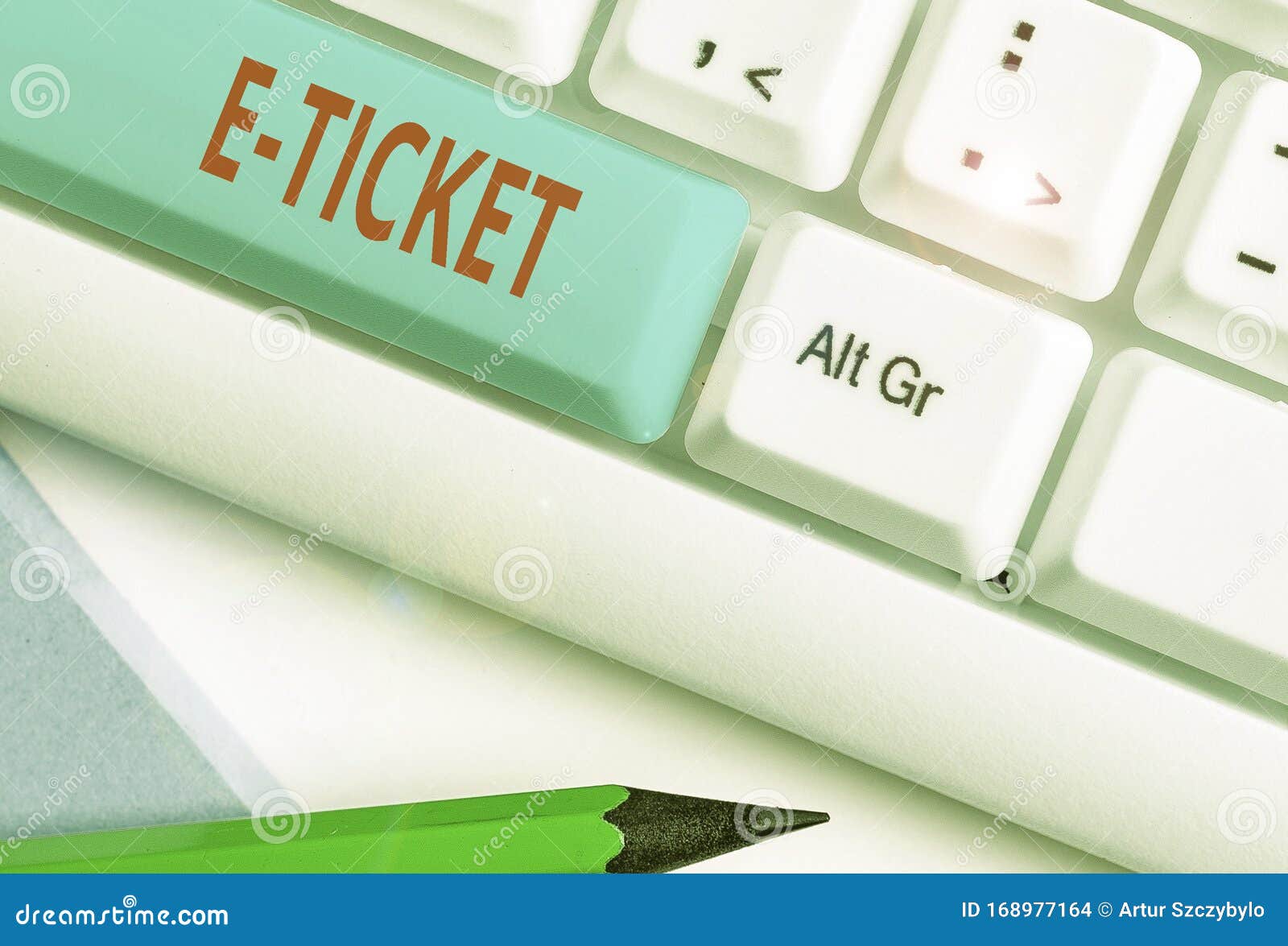 Writing Note Showing E Ticket. Business Photo Showcasing Digital Ticket ...