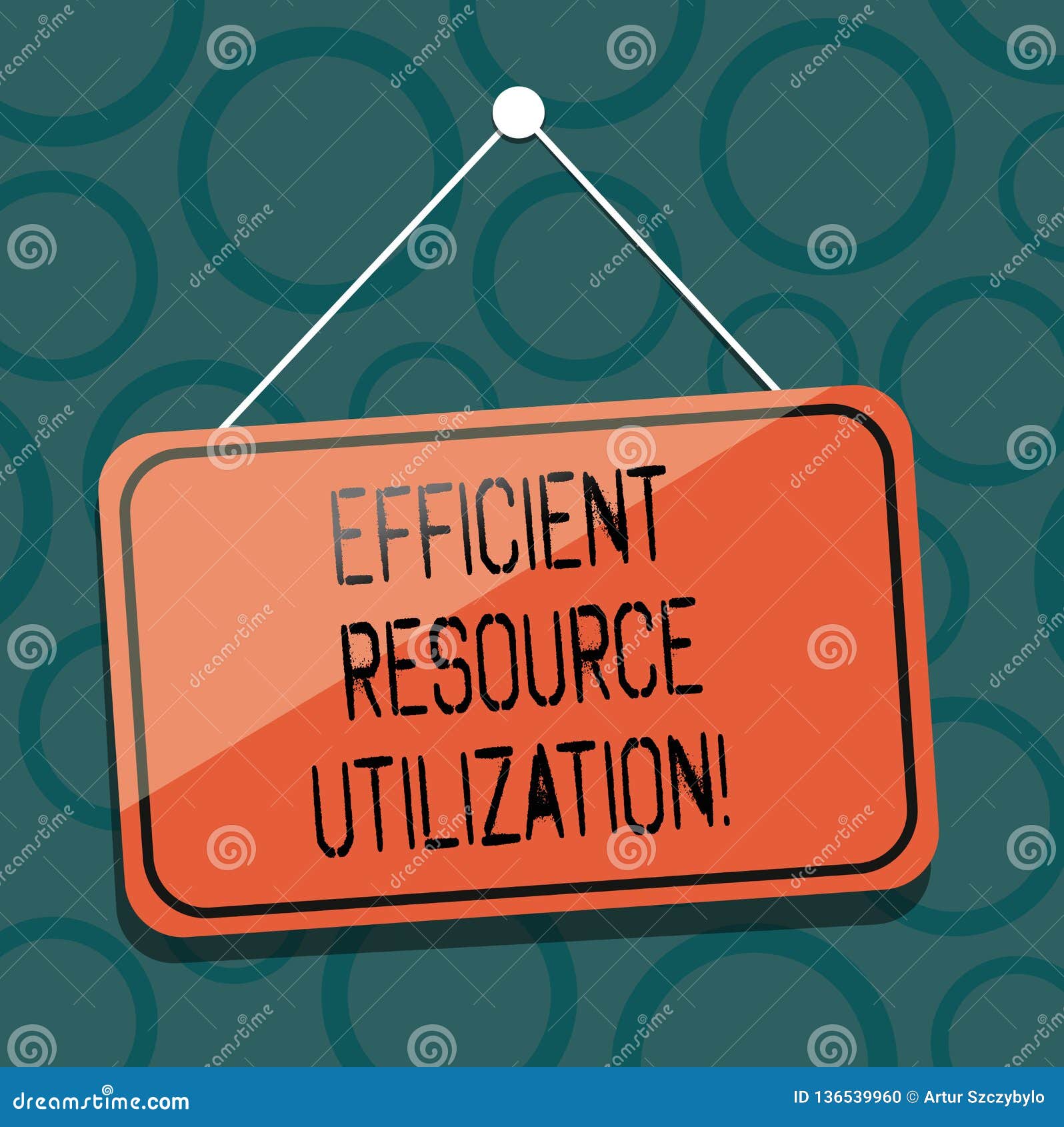 Writing Note Showing Efficient Resource Utilization. Business Photo ...