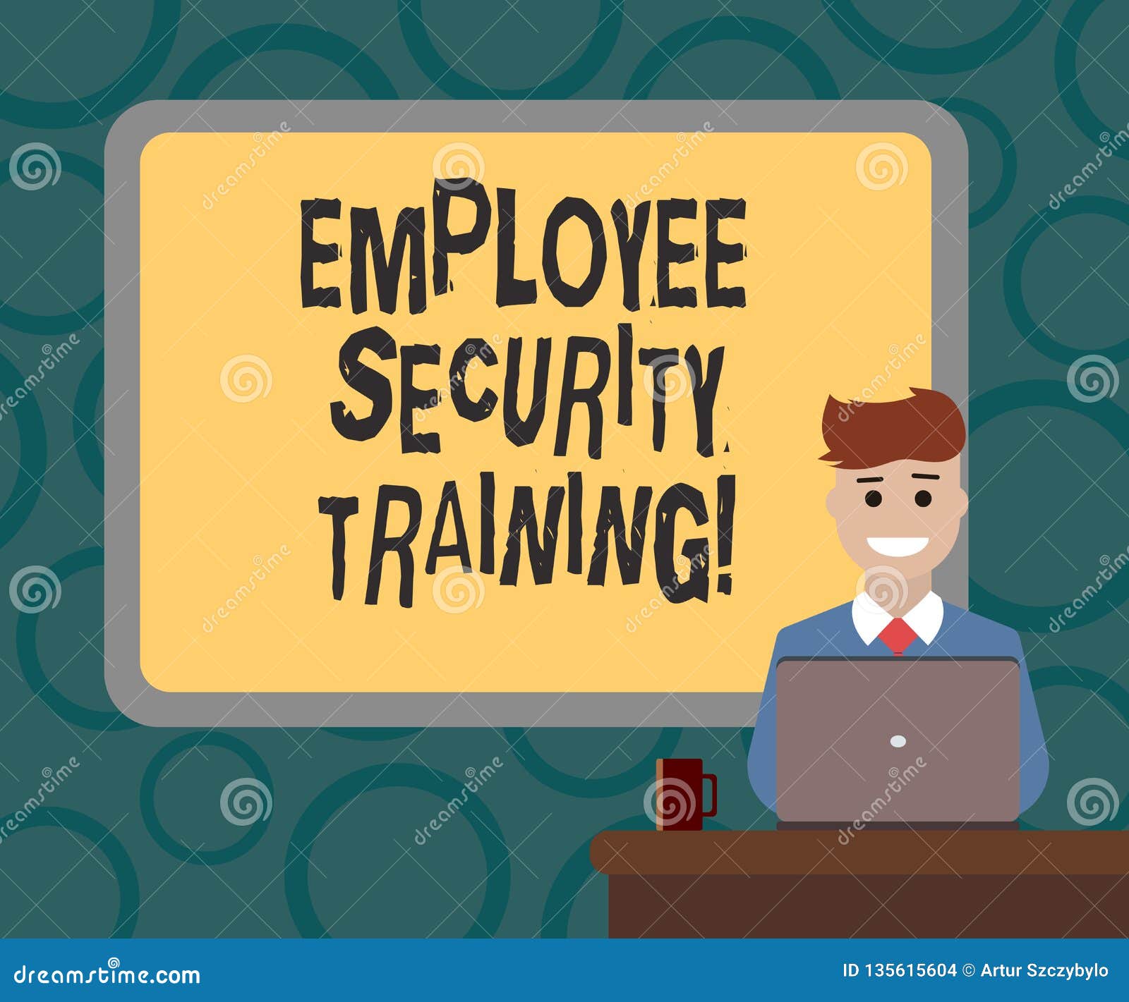 Writing Note Showing Employee Security Training. Business Photo ...