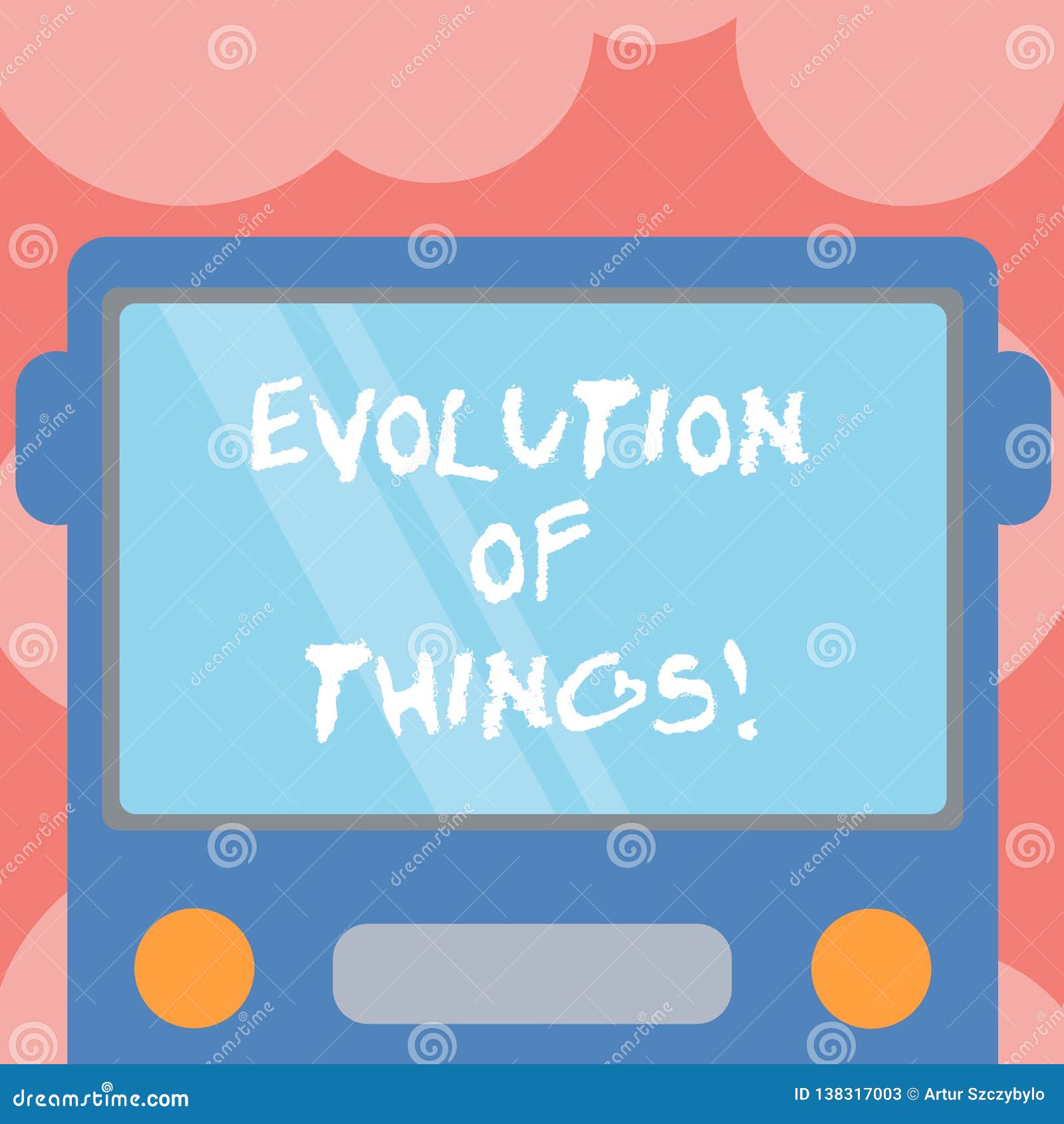 Writing Note Showing Evolution of Things. Business Photo Showcasing ...