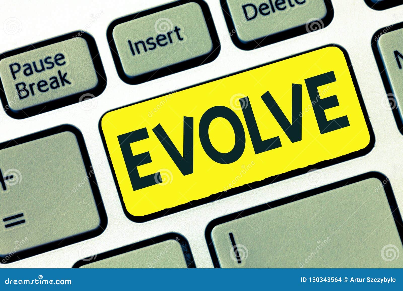Writing Note Showing Evolve. Business Photo Showcasing Develop ...