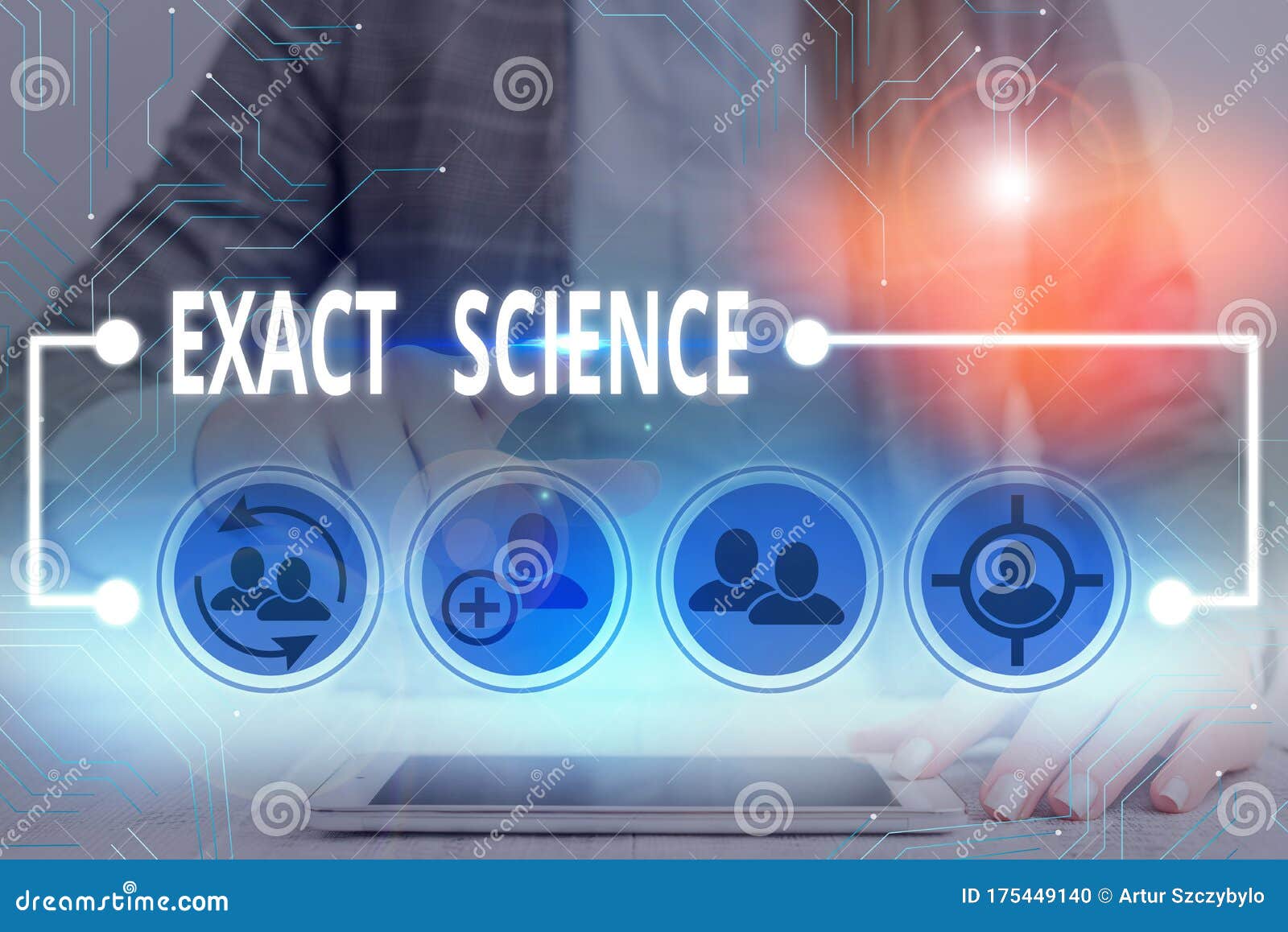 Writing Note Showing Exact Science. Business Photo Showcasing the ...