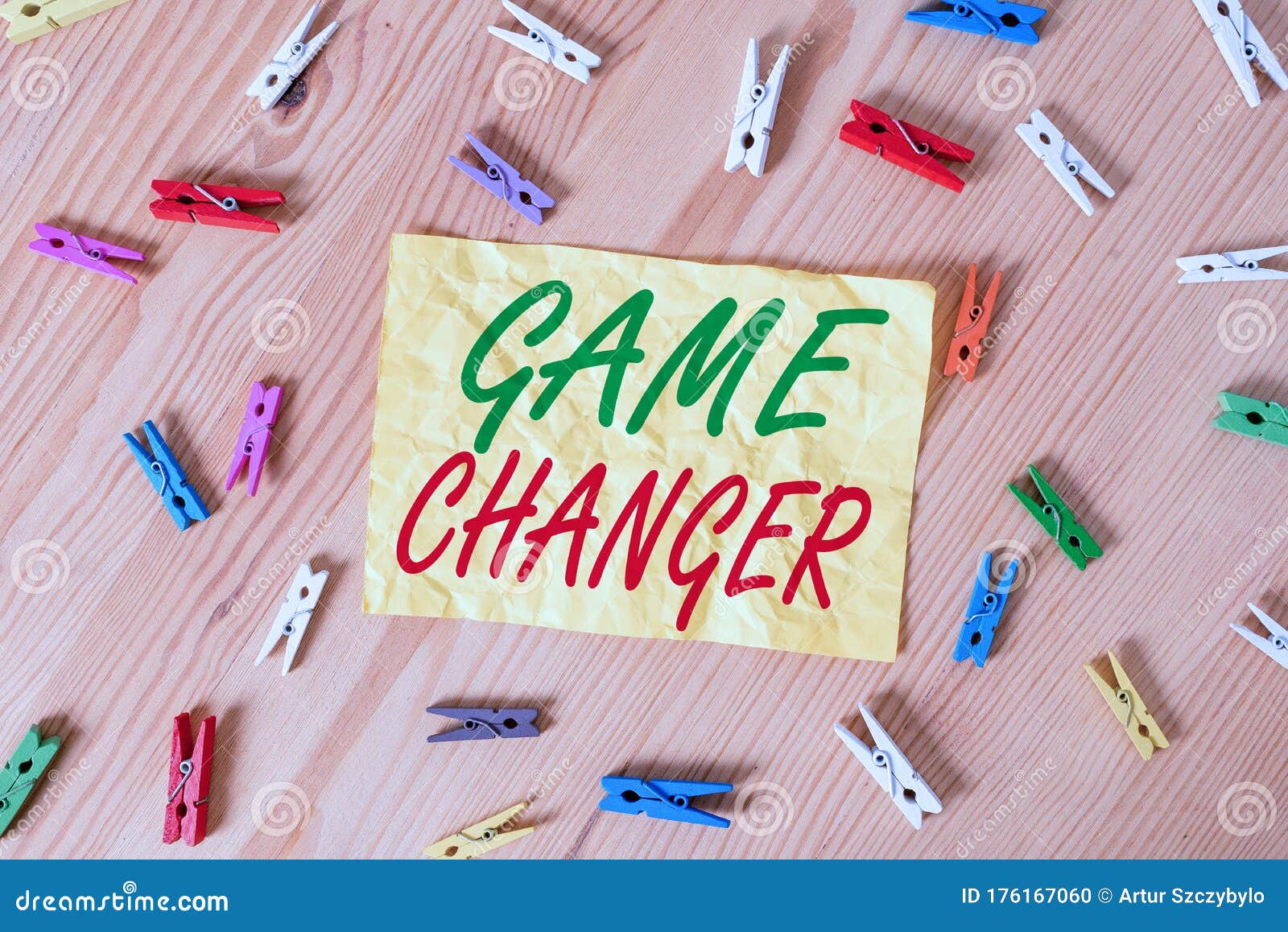 Writing Note Showing Game Changer. Business Photo Showcasing Way that ...