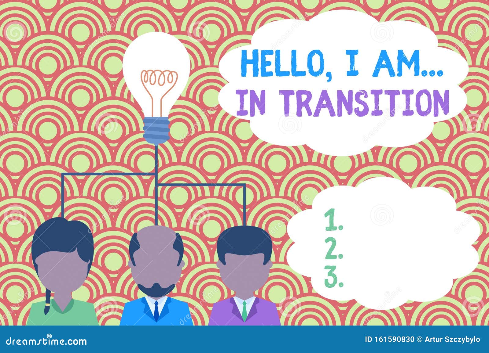 Writing Note Showing Hello I am in Transition. Business Photo ...