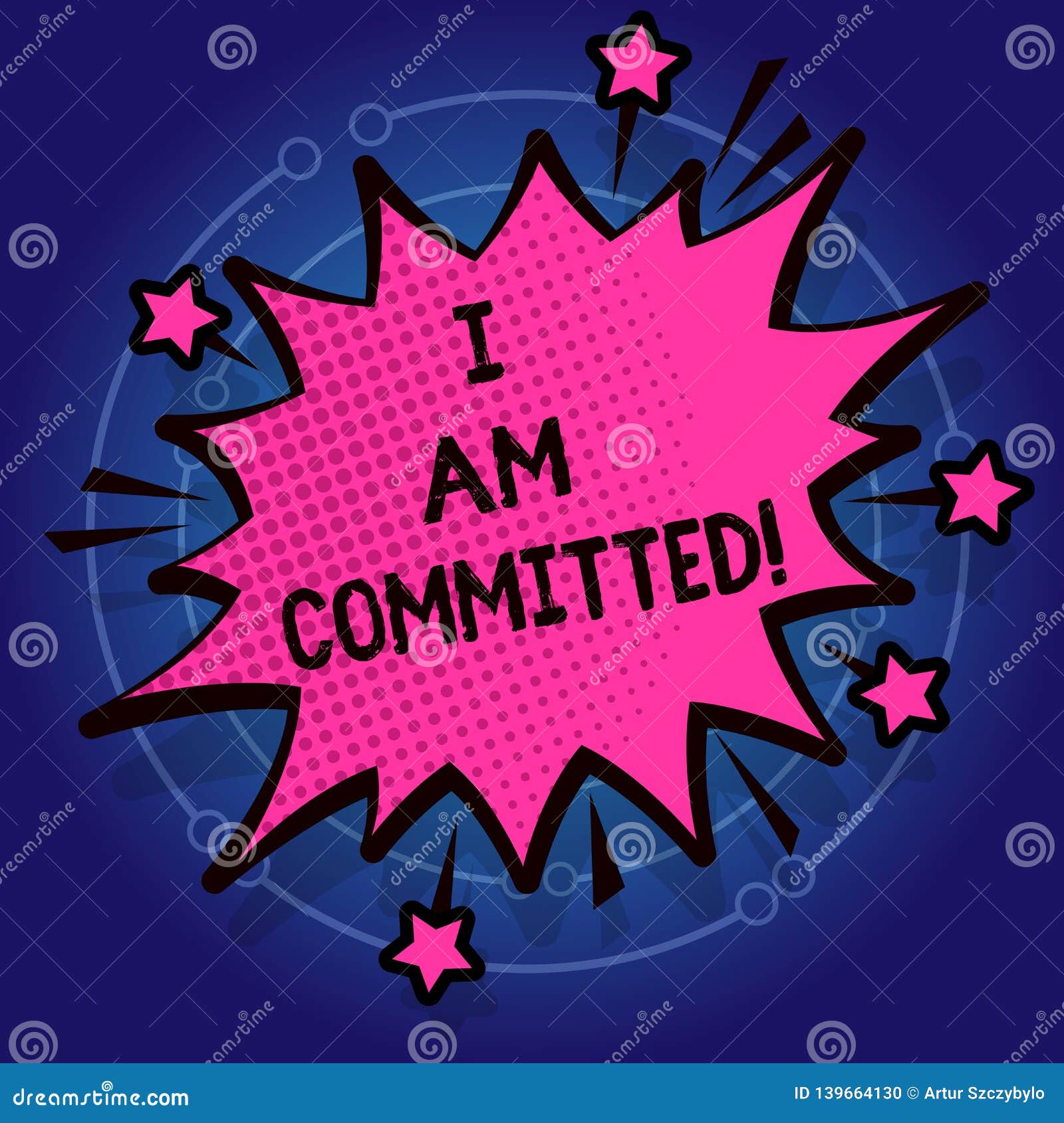 Writing Note Showing I am Committed. Business Photo Showcasing To Be ...