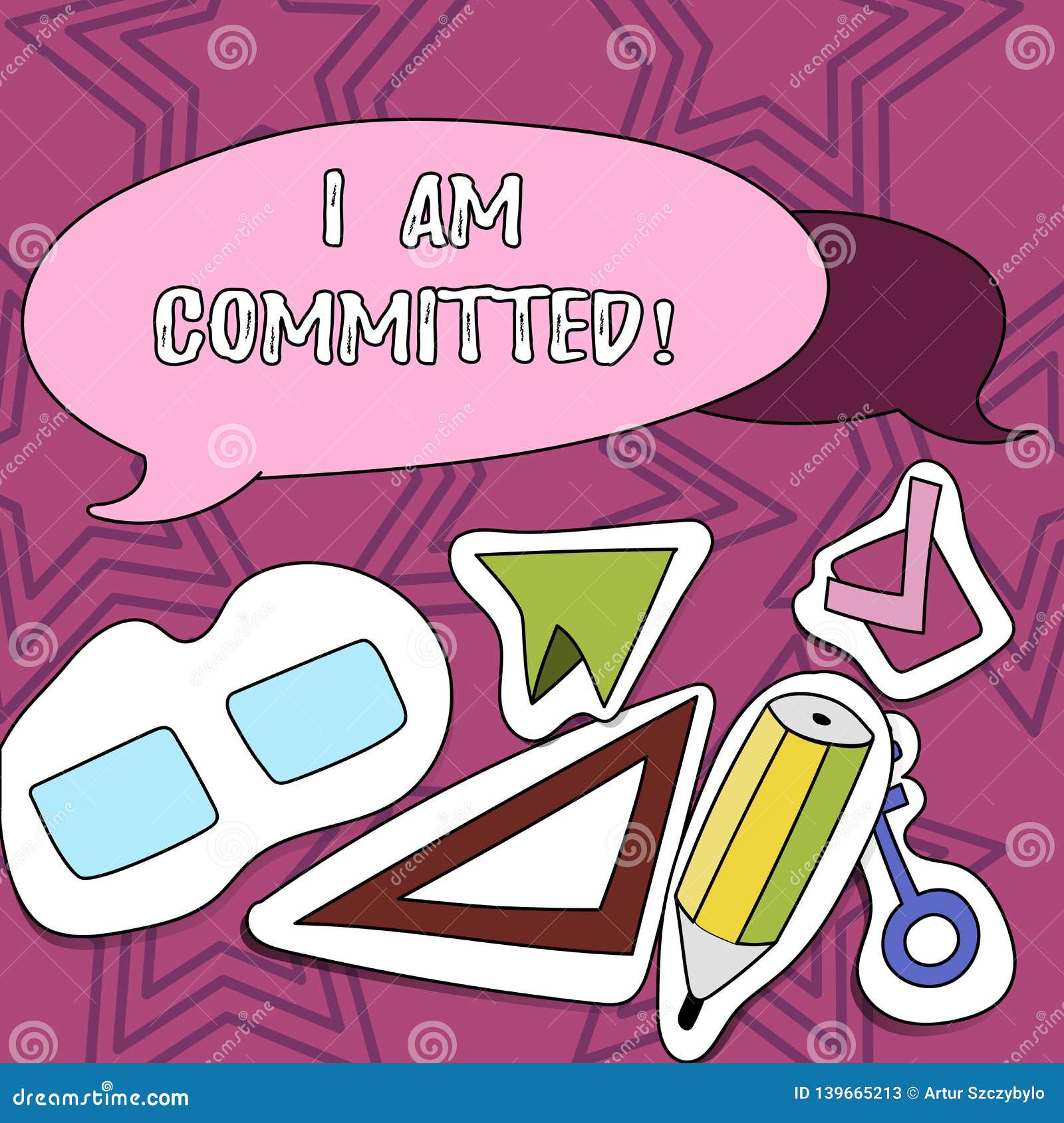 Writing Note Showing I am Committed. Business Photo Showcasing To Be ...