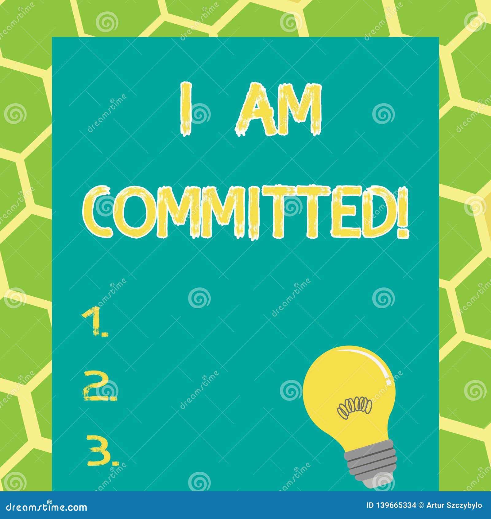 Writing Note Showing I am Committed. Business Photo Showcasing To Be ...