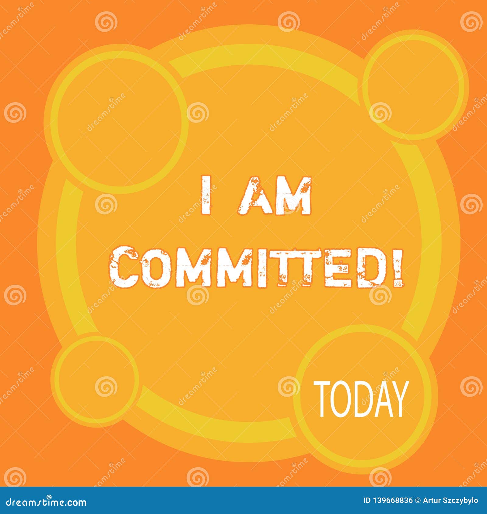 Writing Note Showing I am Committed. Business Photo Showcasing To Be ...