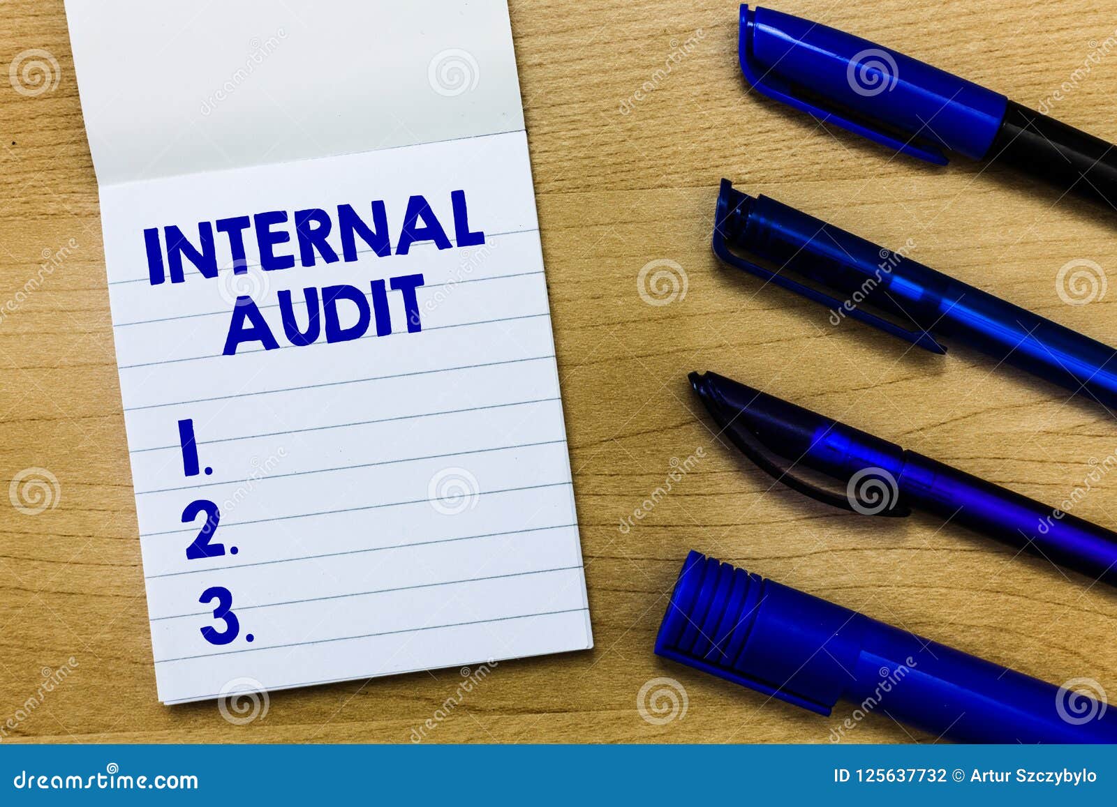 Writing Note Showing Internal Audit. Business Photo Showcasing ...