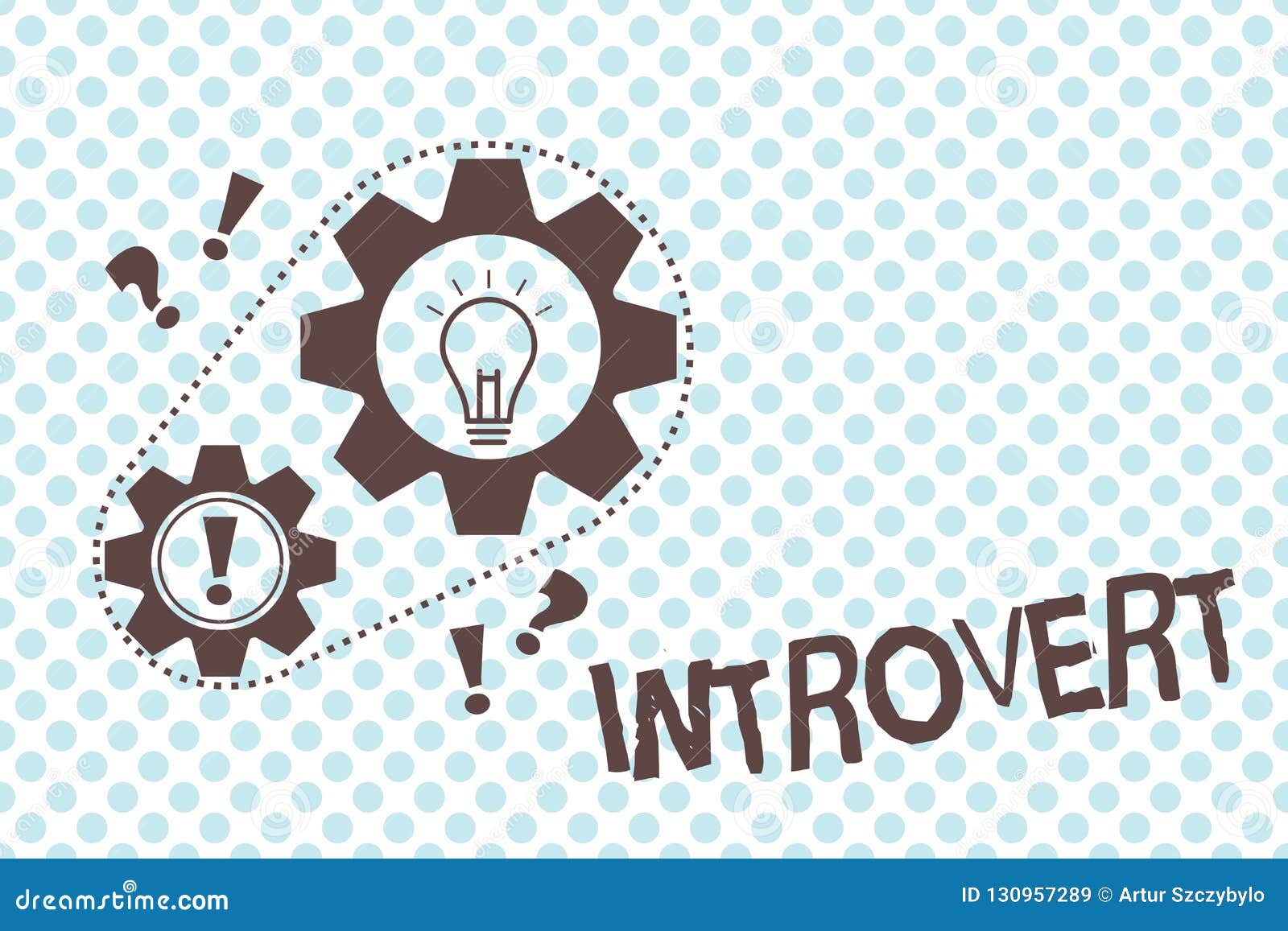 Writing Note Showing Introvert. Business Photo Showcasing Tend To Be ...