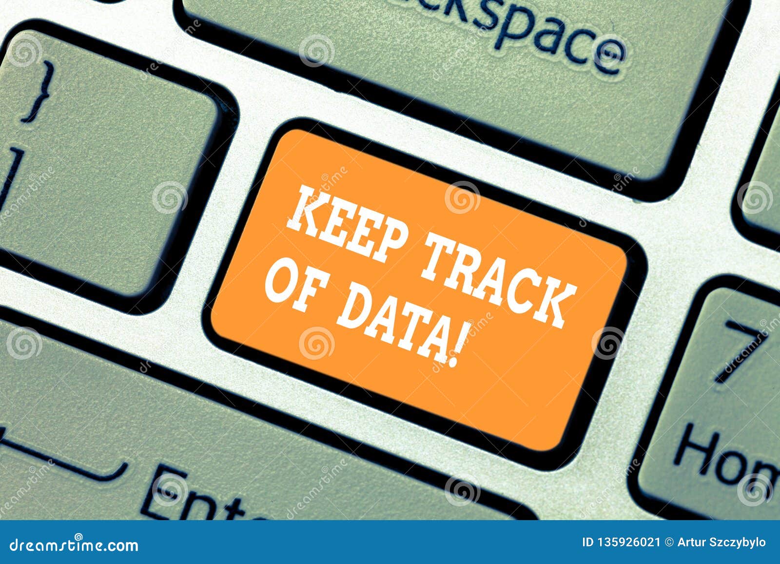 Writing Note Showing Keep Track of Data. Business Photo Showcasing Be ...