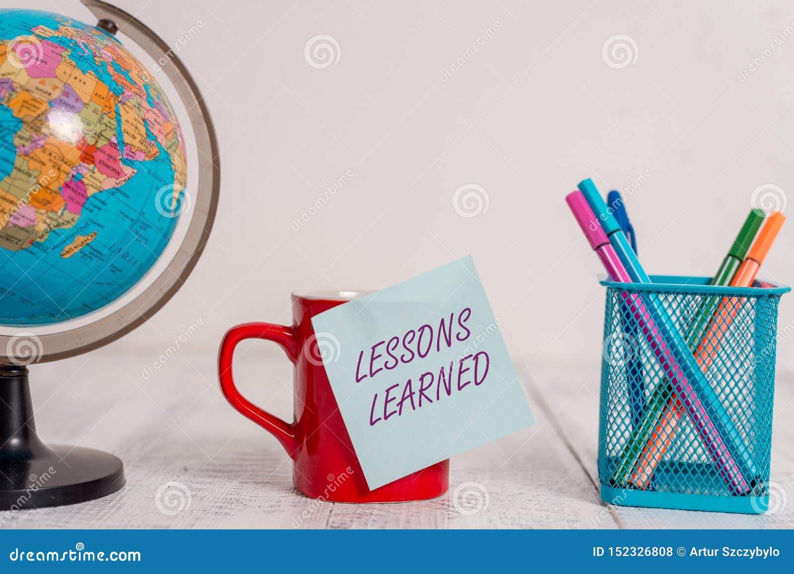 Writing Note Showing Lessons Learned. Business Photo Showcasing the ...