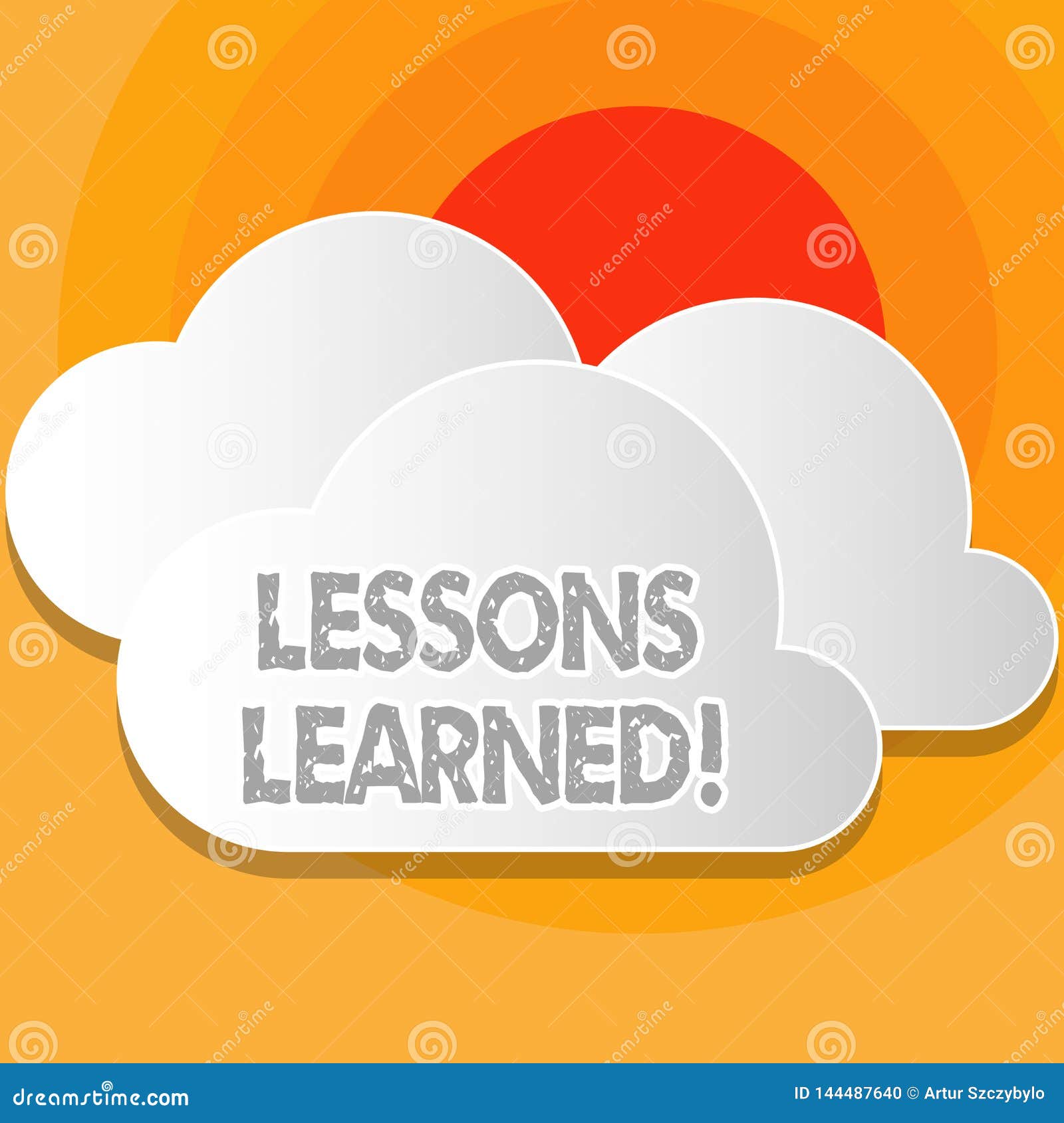 Writing Note Showing Lessons Learned. Business Photo Showcasing ...