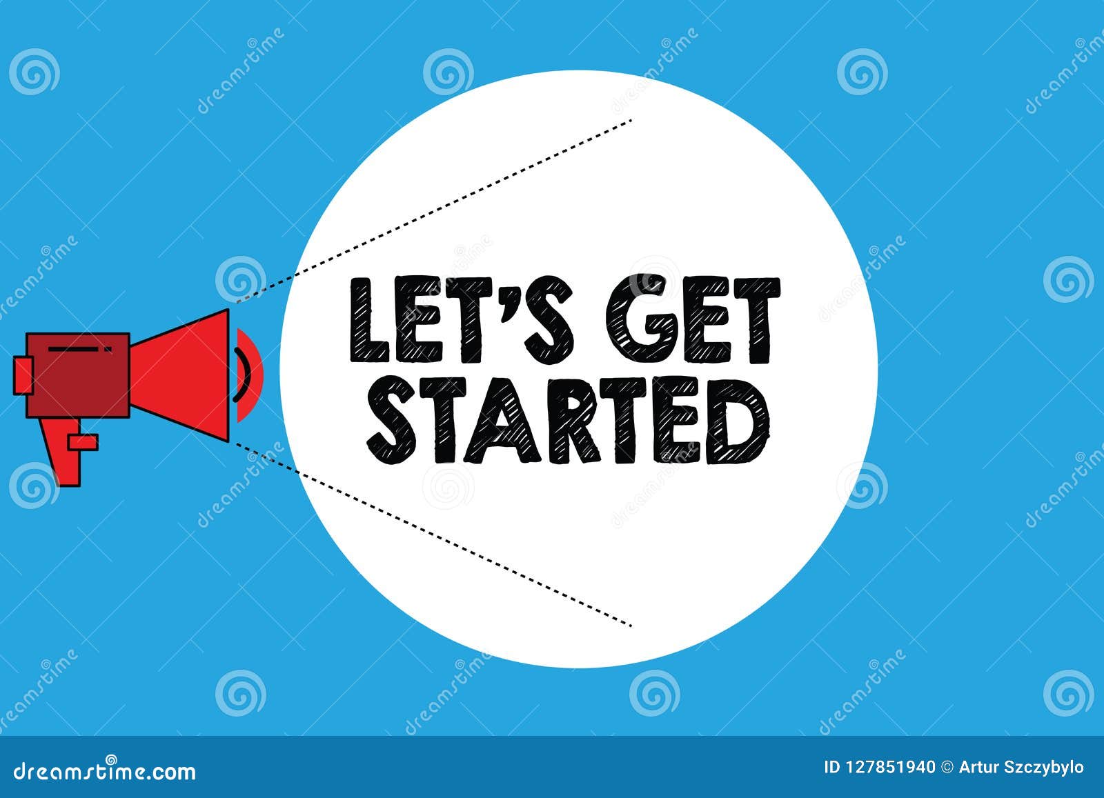 Writing Note Showing Let S is Get Started. Business Photo Showcasing To ...