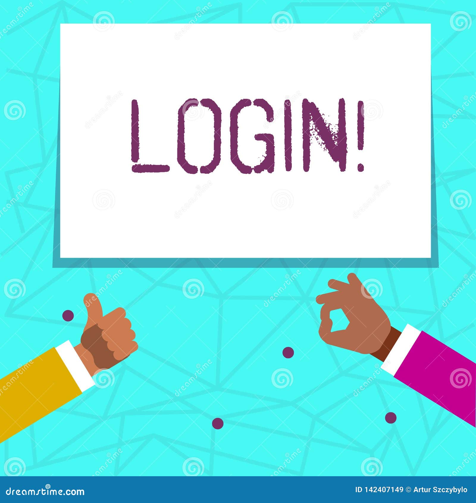 Writing Note Showing Login. Business Photo Showcasing Act of Entering ...