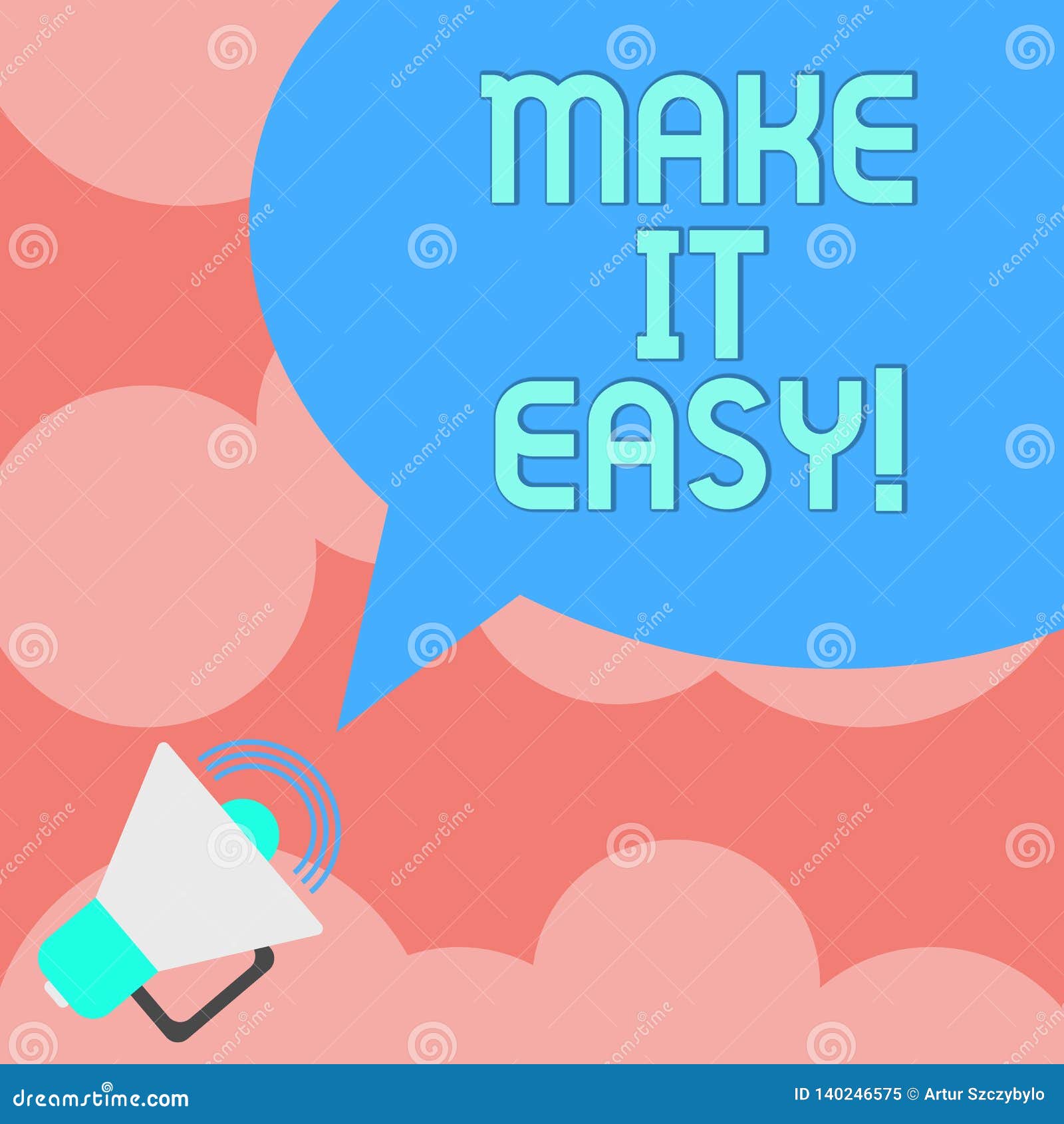 Writing Note Showing Make it Easy. Business Photo Showcasing Smart ...