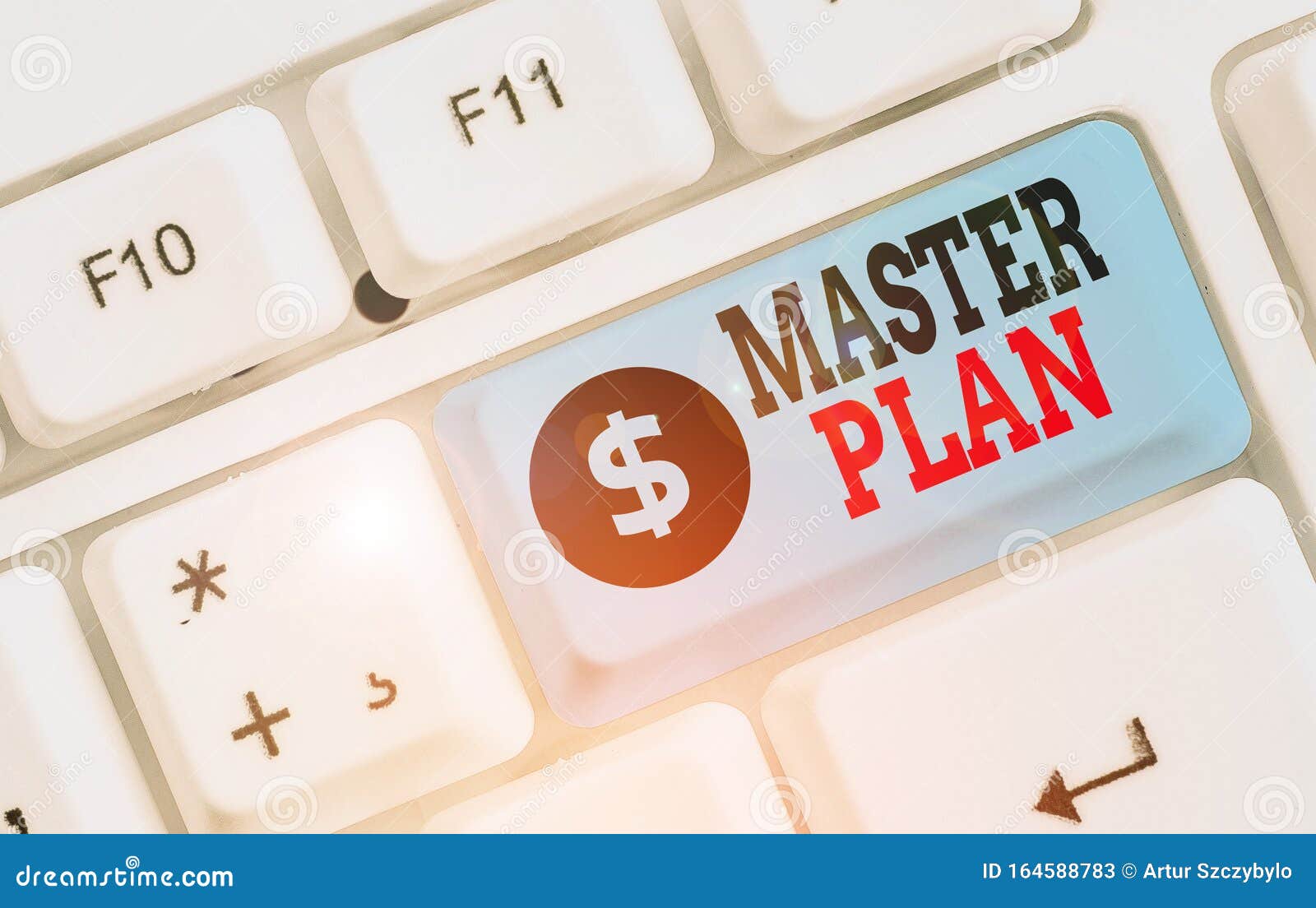 Writing Note Showing Master Plan. Business Photo Showcasing Dynamic ...