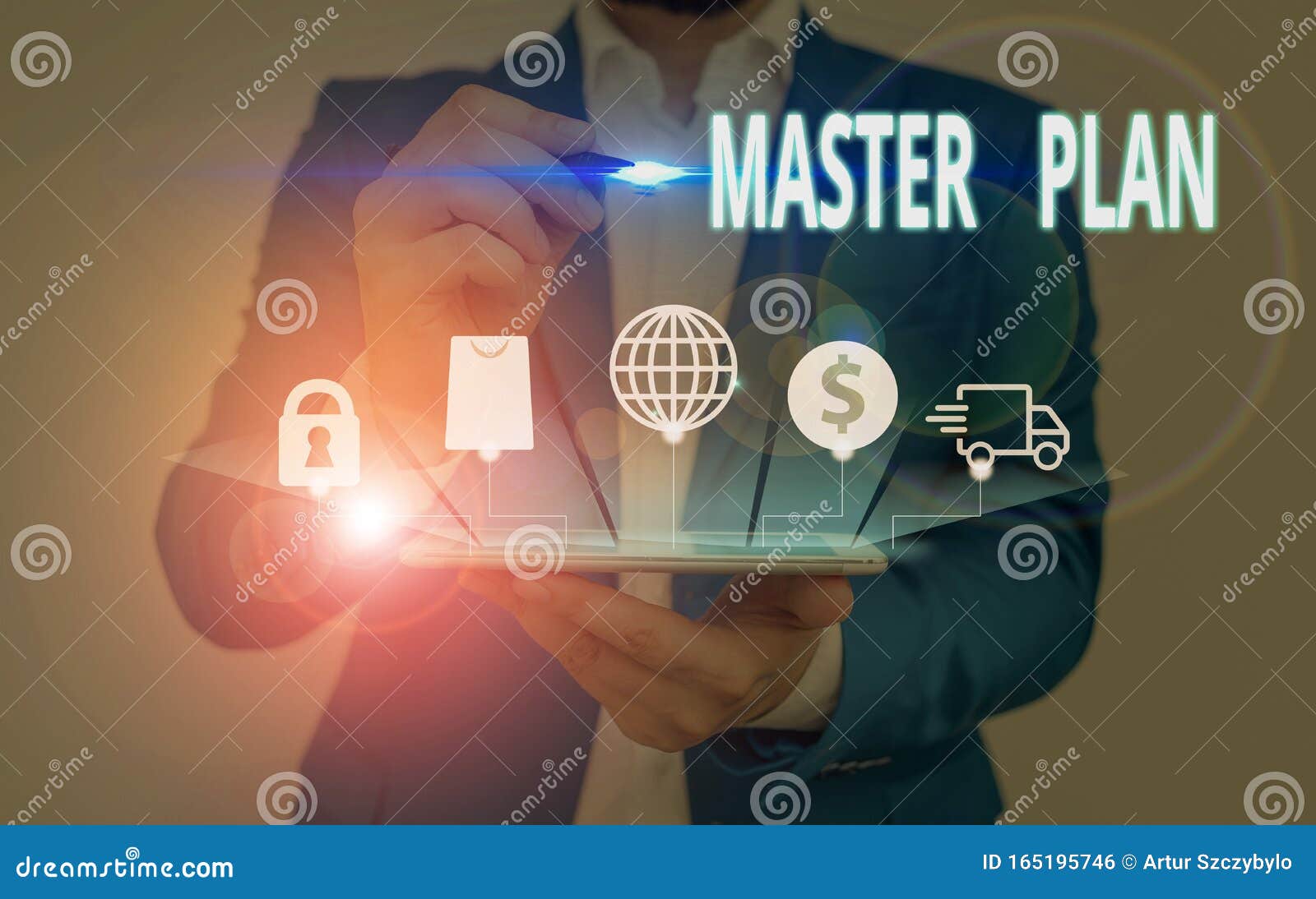 Writing Note Showing Master Plan. Business Photo Showcasing Dynamic ...