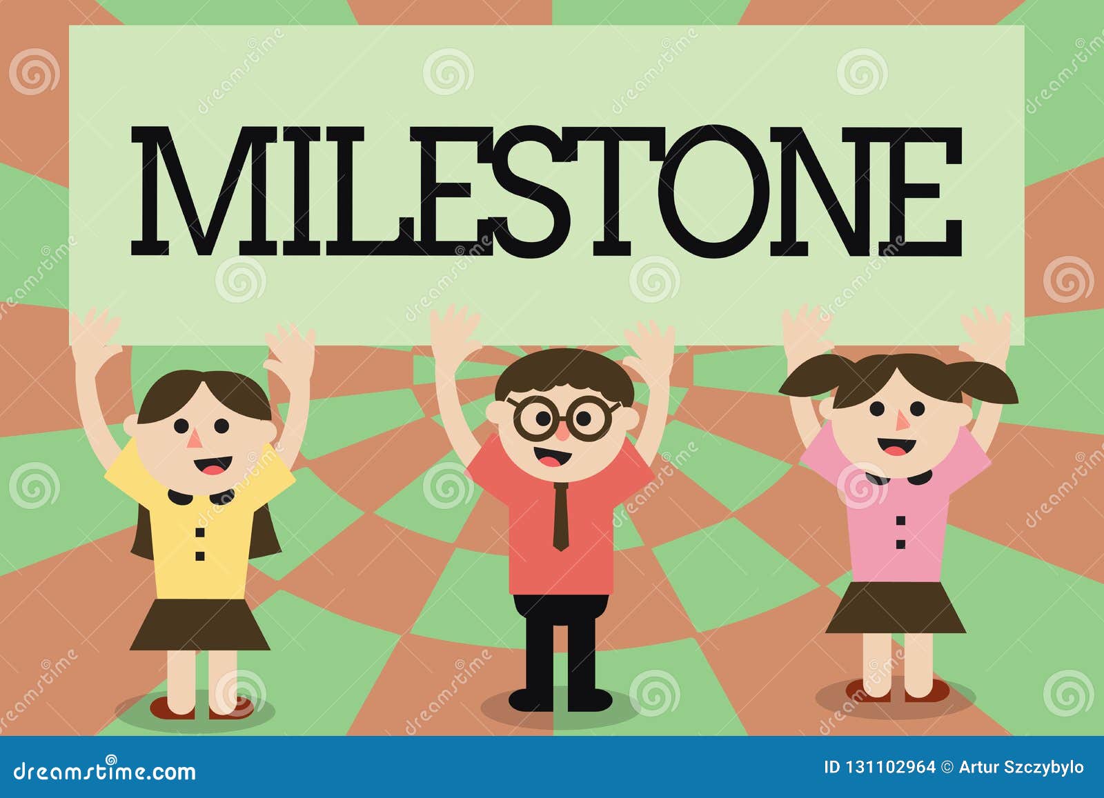 Writing Note Showing Milestone. Business Photo Showcasing Significant ...