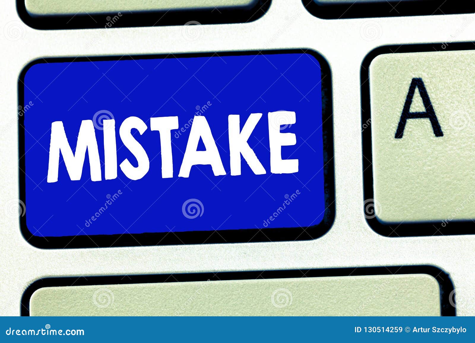 Writing Note Showing Mistake. Business Photo Showcasing Something Not ...