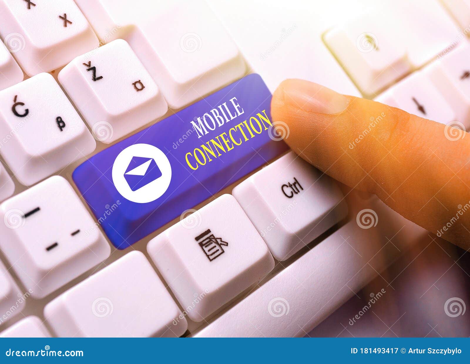 Writing Note Showing Mobile Connection. Business Photo Showcasing ...