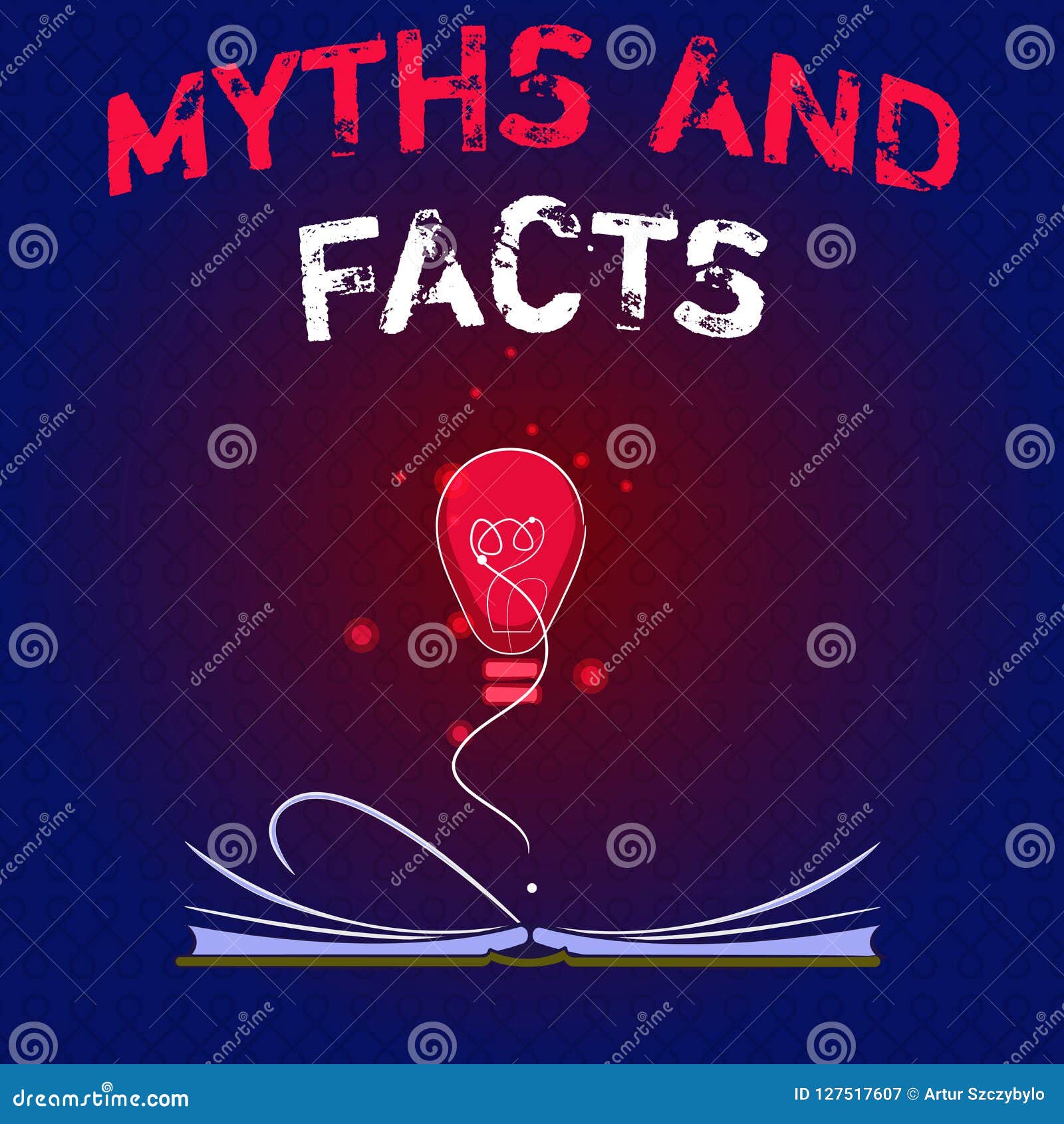 Writing Note Showing Myths And Facts Business Photo Showcasing