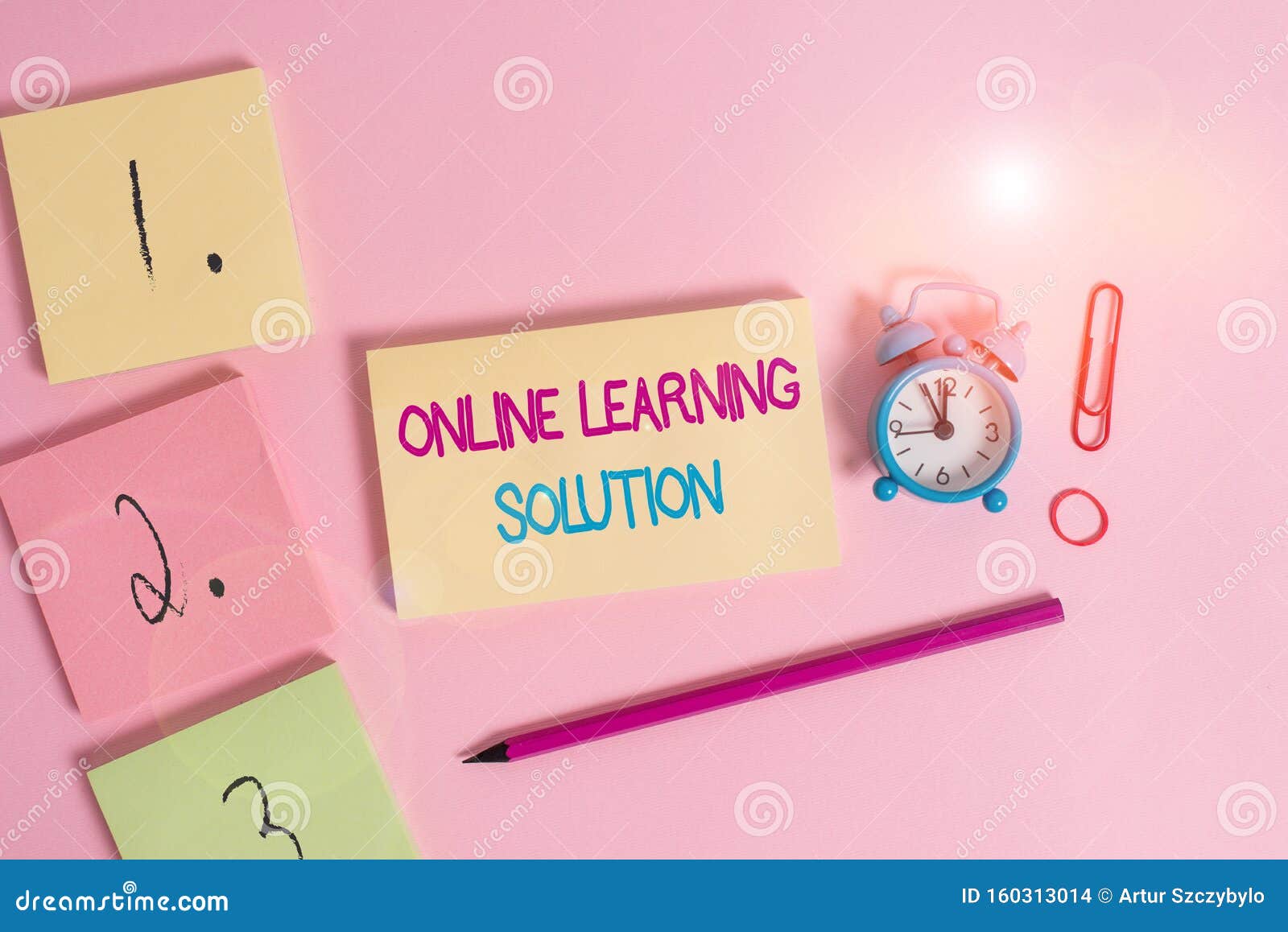 Writing Note Showing Online Learning Solution. Business Photo ...