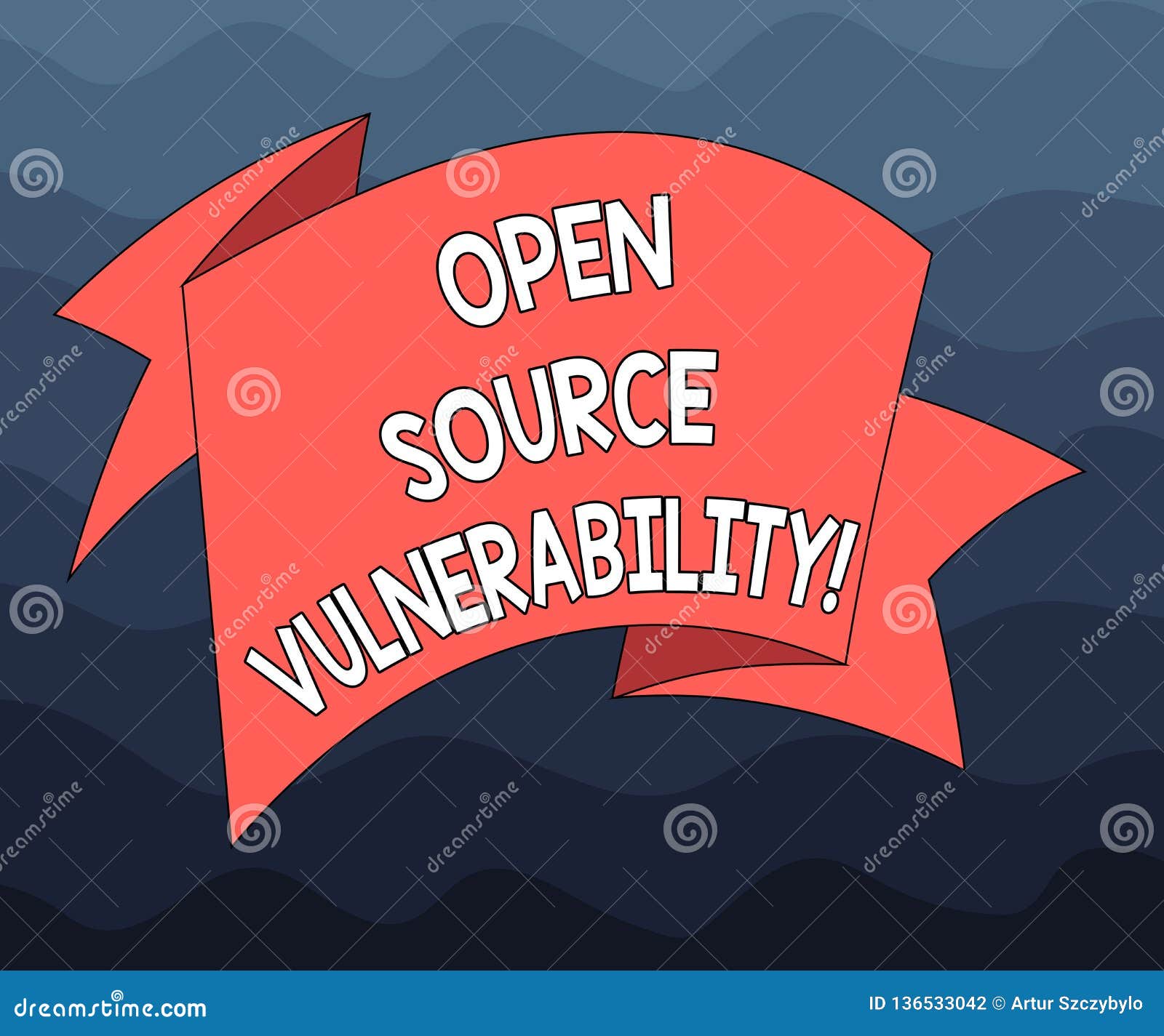 Writing Note Showing Open Source Vulnerability. Business Photo Showcasing Publicized Exploits ...