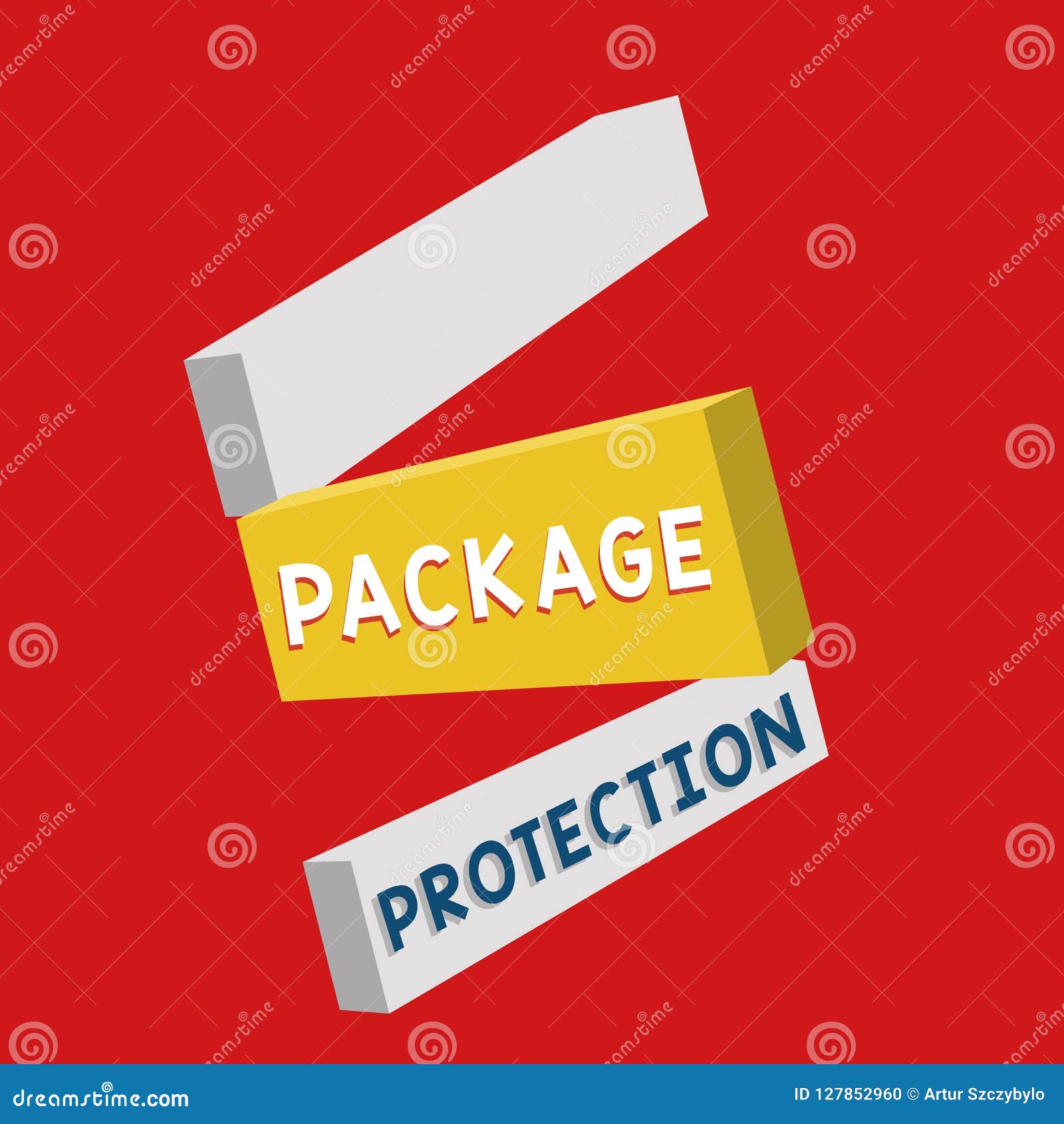 Writing Note Showing Package Protection. Business Photo Showcasing ...