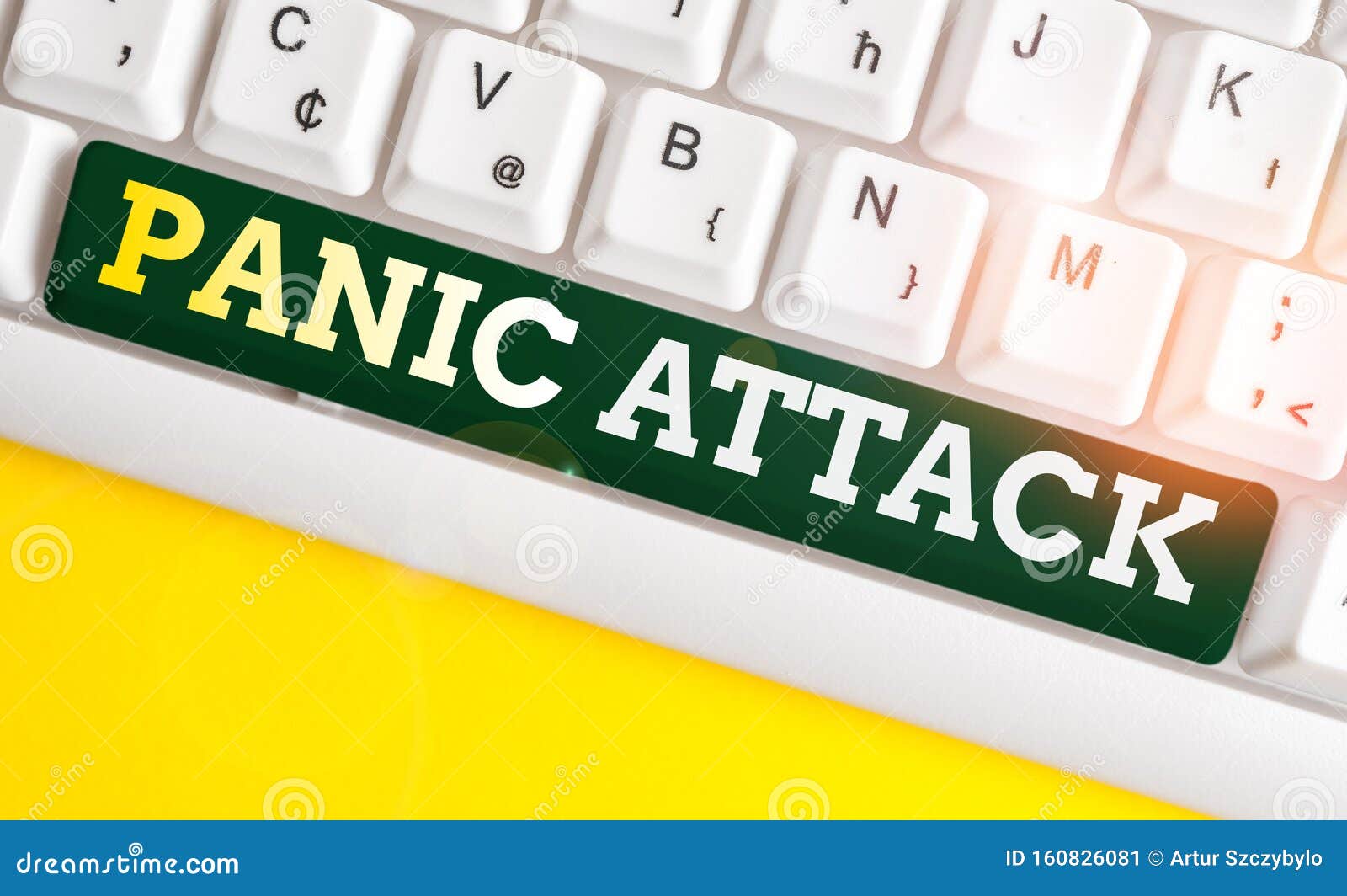 Writing Note Showing Panic Attack. Business Photo Showcasing Sudden ...