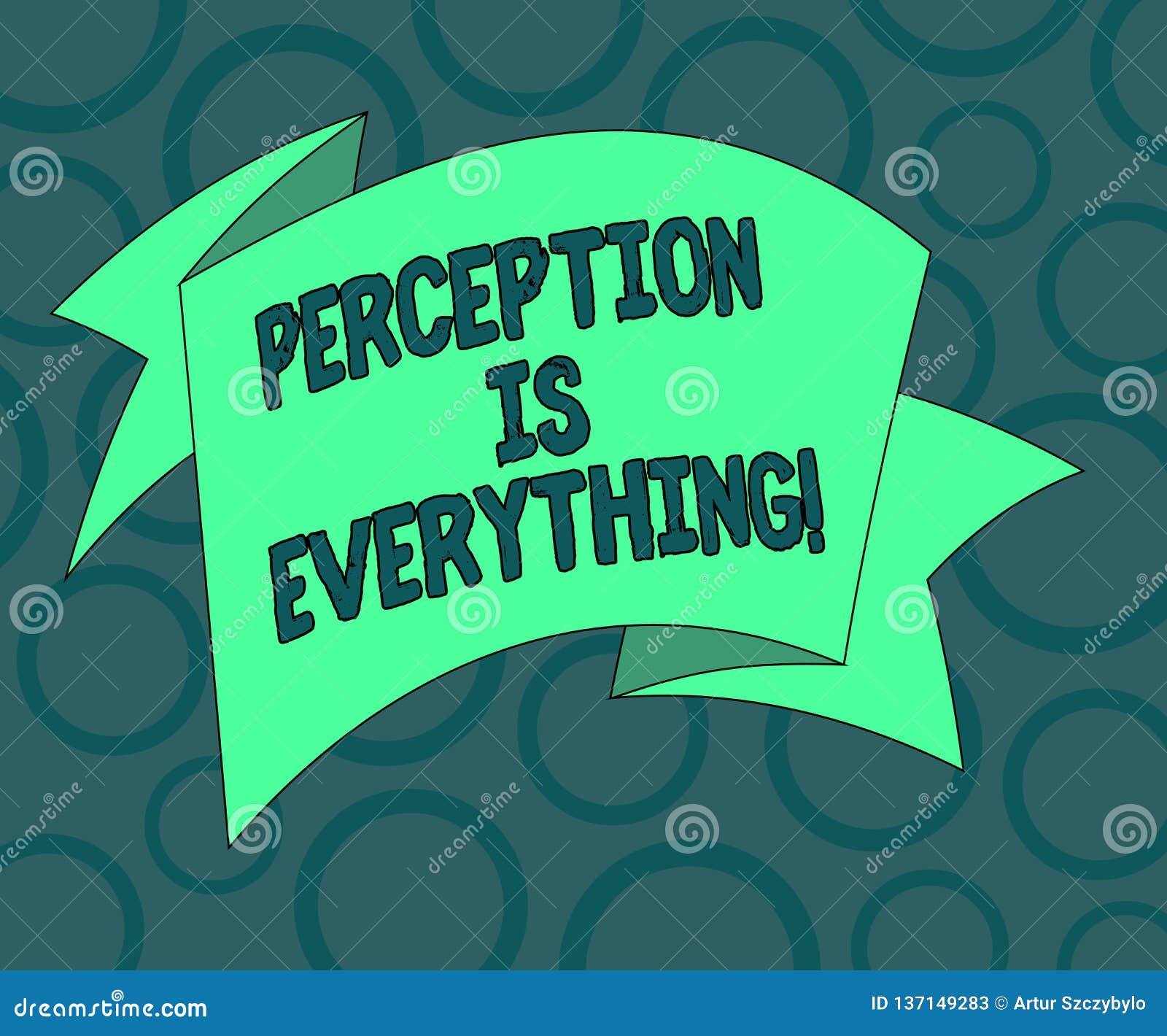 Writing Note Showing Perception is Everything. Business Photo ...